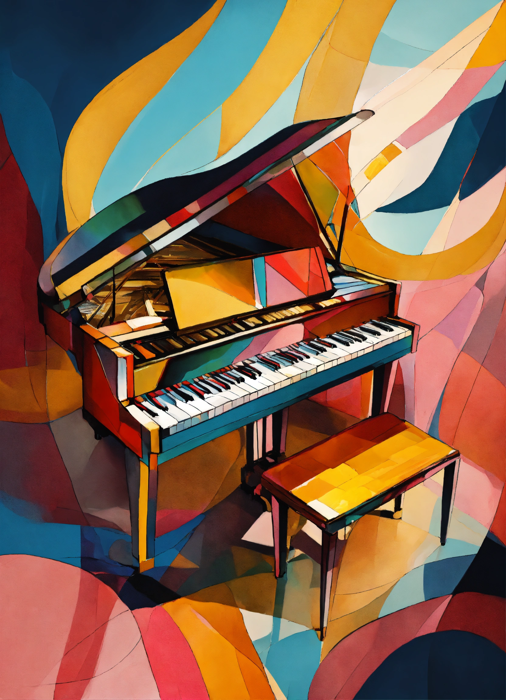 Lexica - Abstract art. Piano.