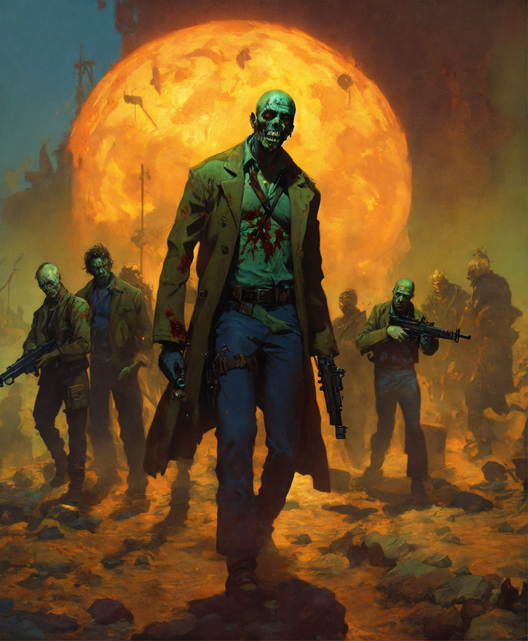 Lexica - Hyperrealistic photo zombie cinematic, greg rutkowski, james ...