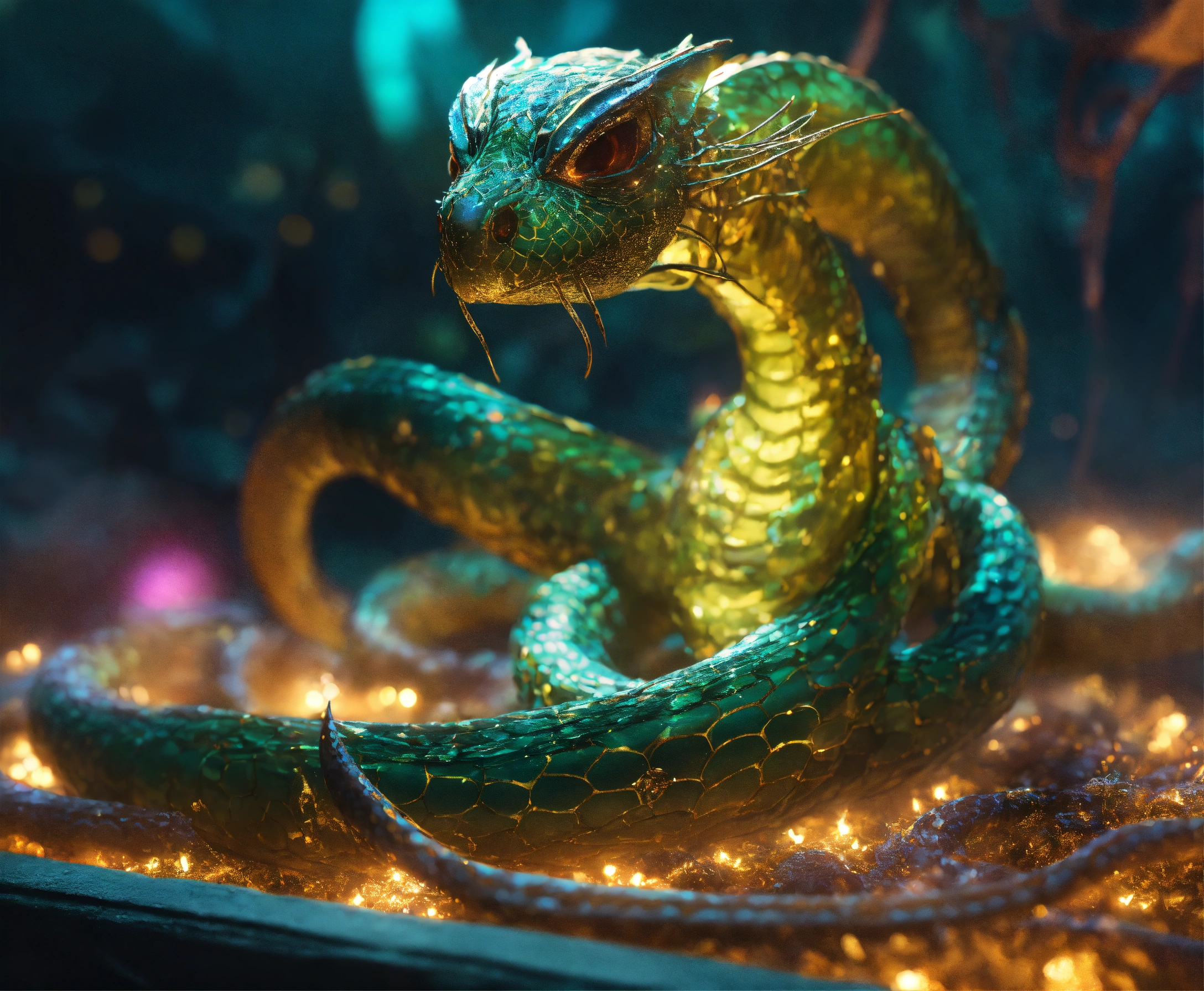 Lexica - Spectral Spiderserpent With its shimmering, ethereal scales ...