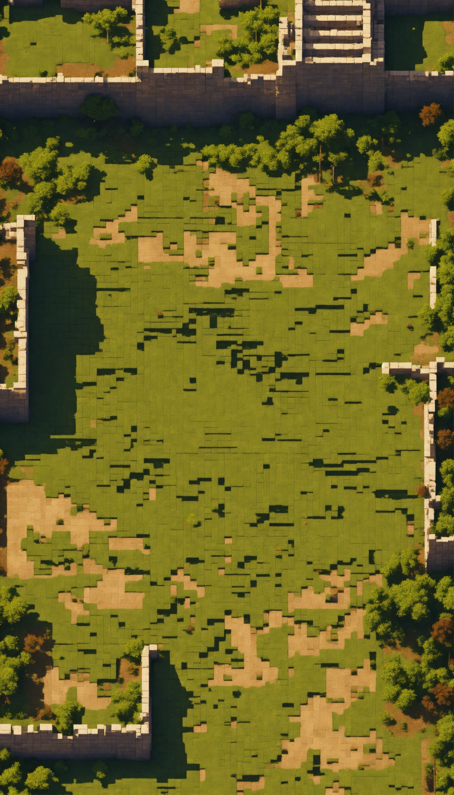 Lexica - Top down close up simple blocky pixel image of an empty post ...