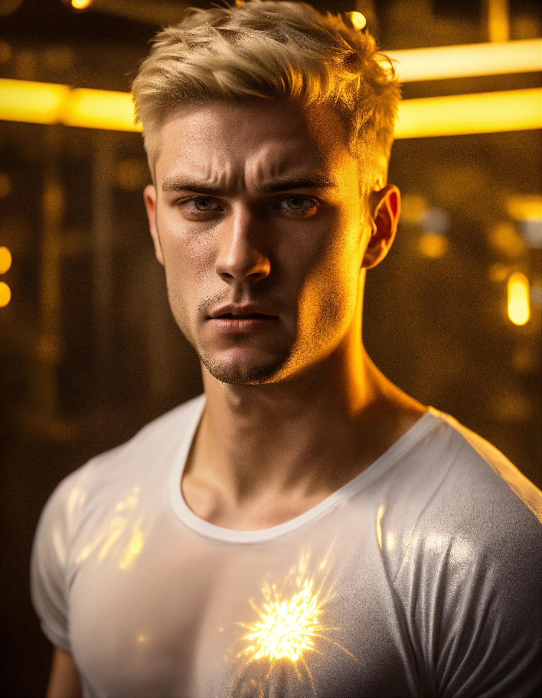 Lexica - A highly detailed photo of a white 23-year-old man, blonde ...