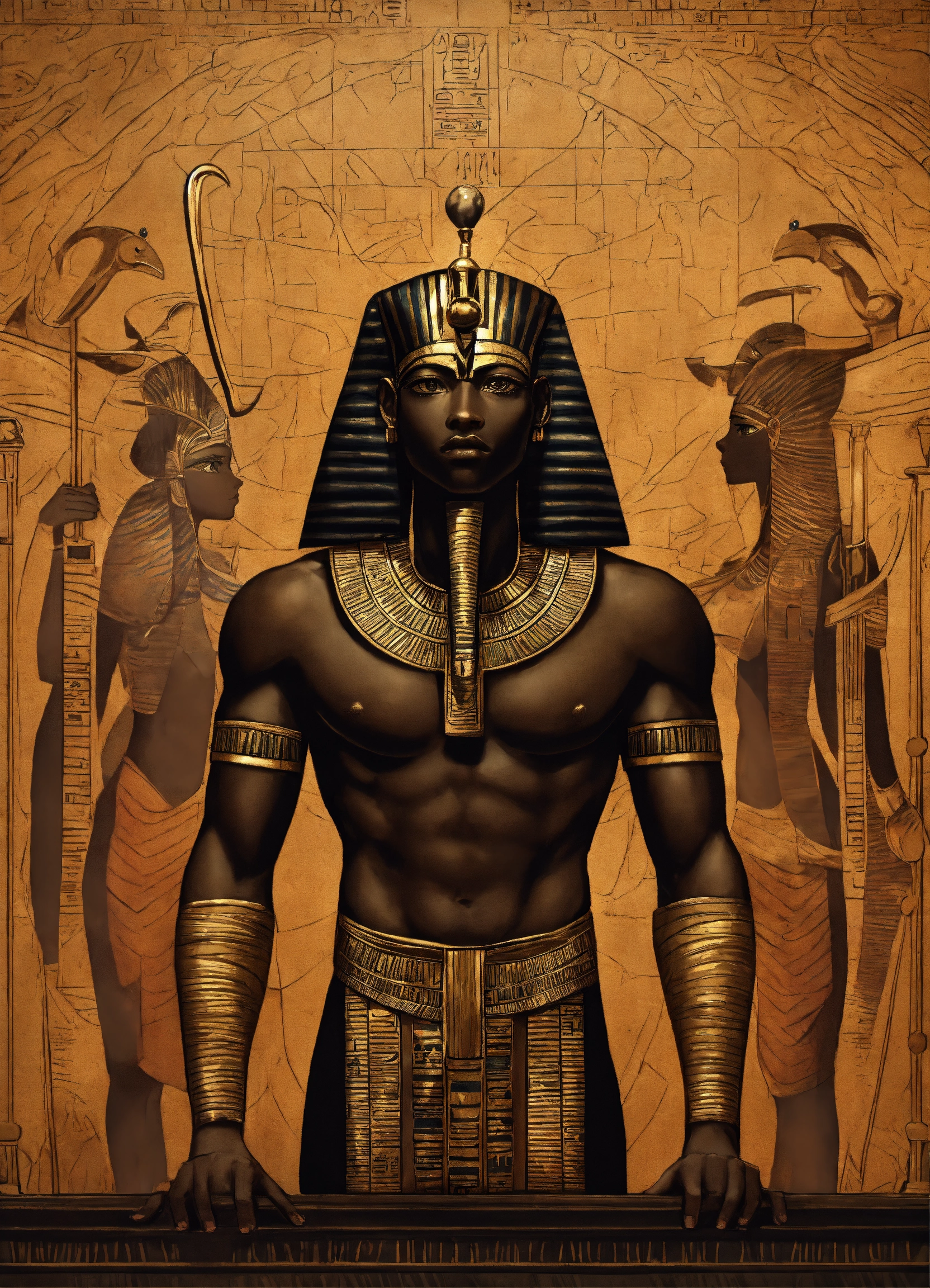 Lexica - Black Egypt, Black Egyptian gods worshipped, depiction of ...