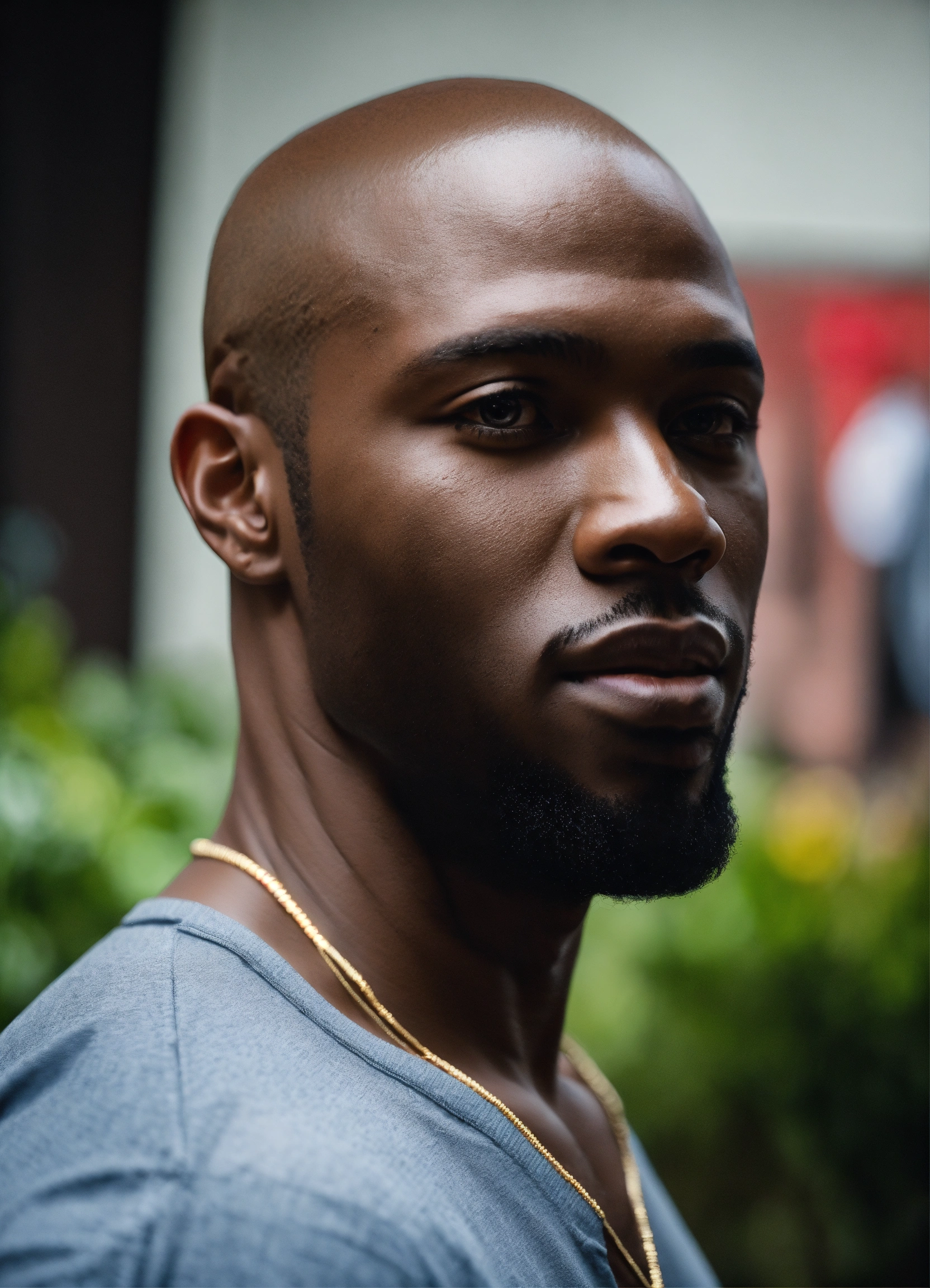 Lexica - Photo portrait of a gorgeous 30-year-old Nigerian man with a ...