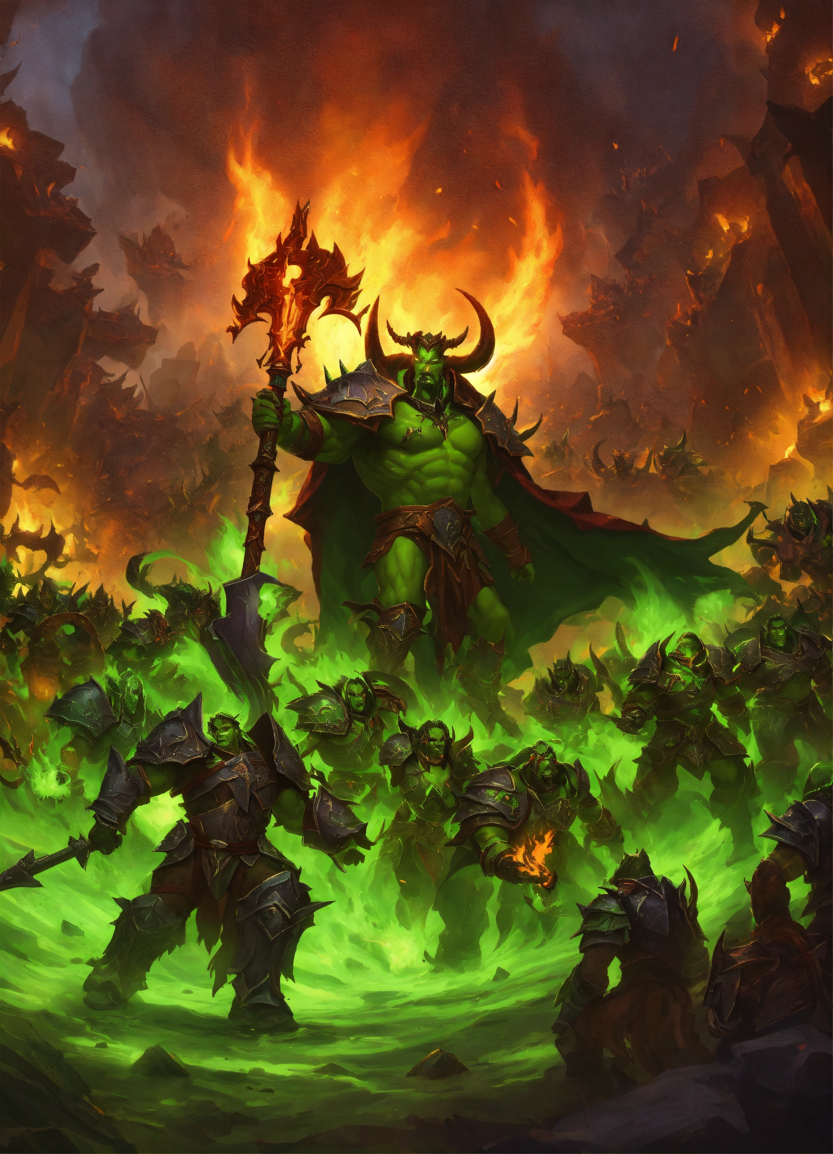 Lexica - An army of the demonic Burning Legion invading Azeroth, World ...