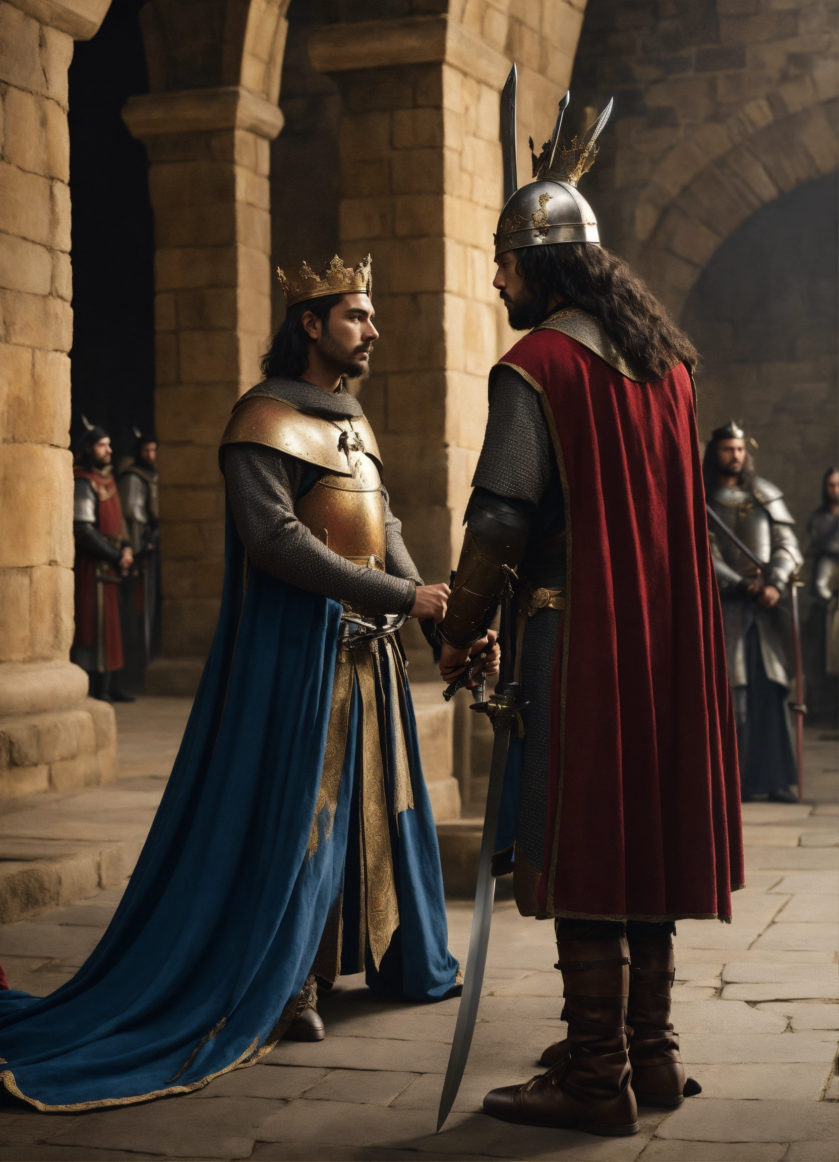 Lexica - In the medieval, the king is around 50 years old, standing ...