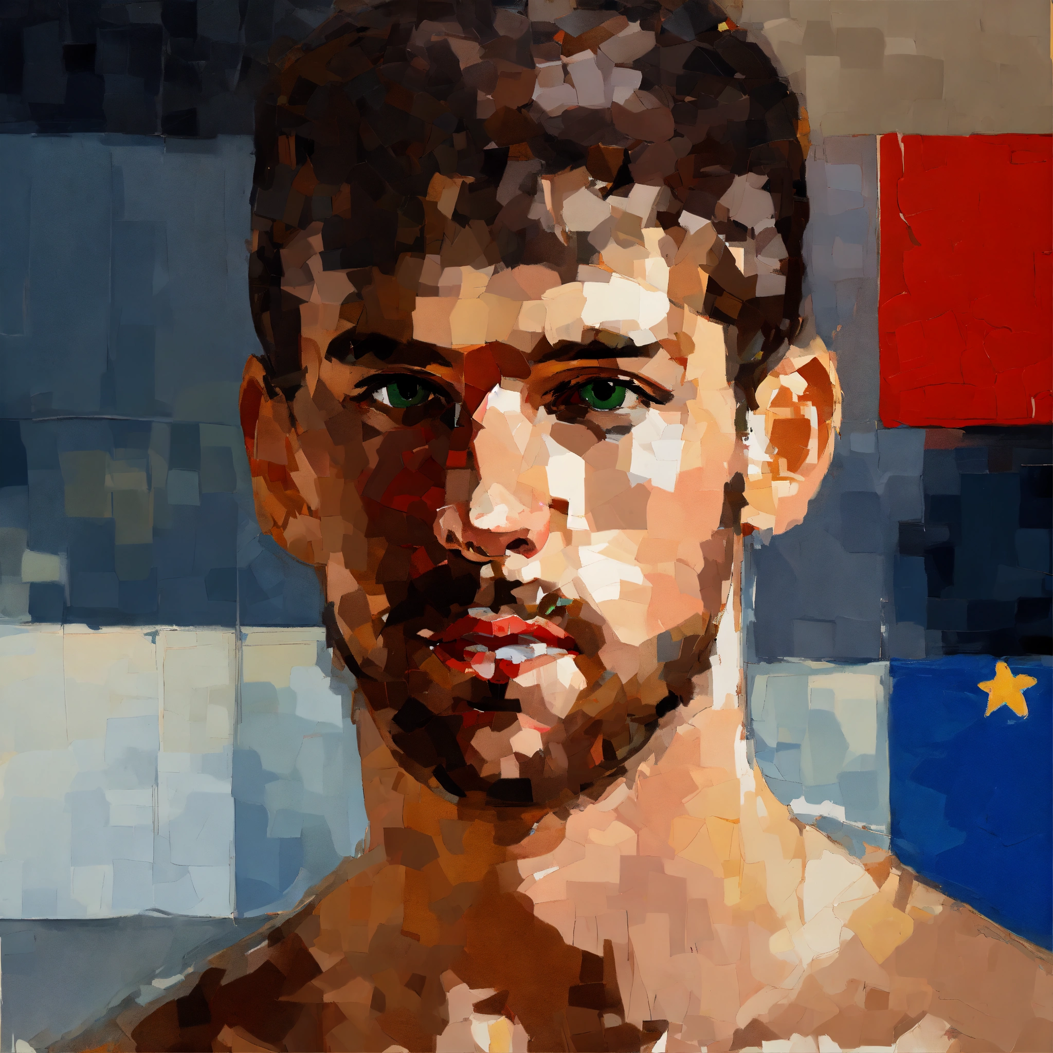 Lexica - Espagne, oil painting, transparent, in style, generative art ...