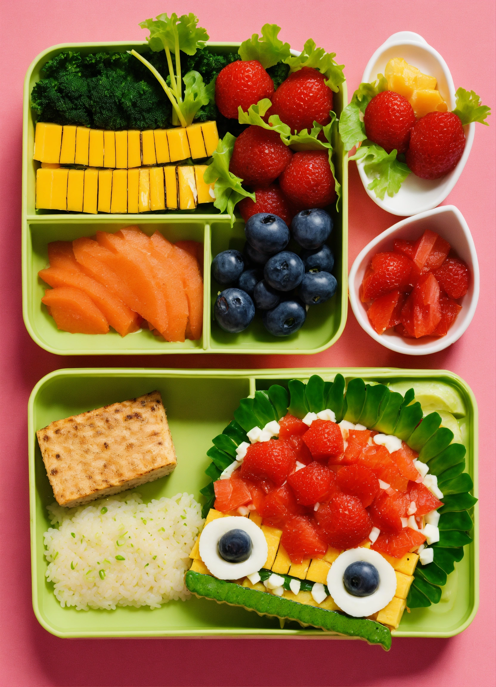 Lexica - Vector the Crocodile inspired bento box