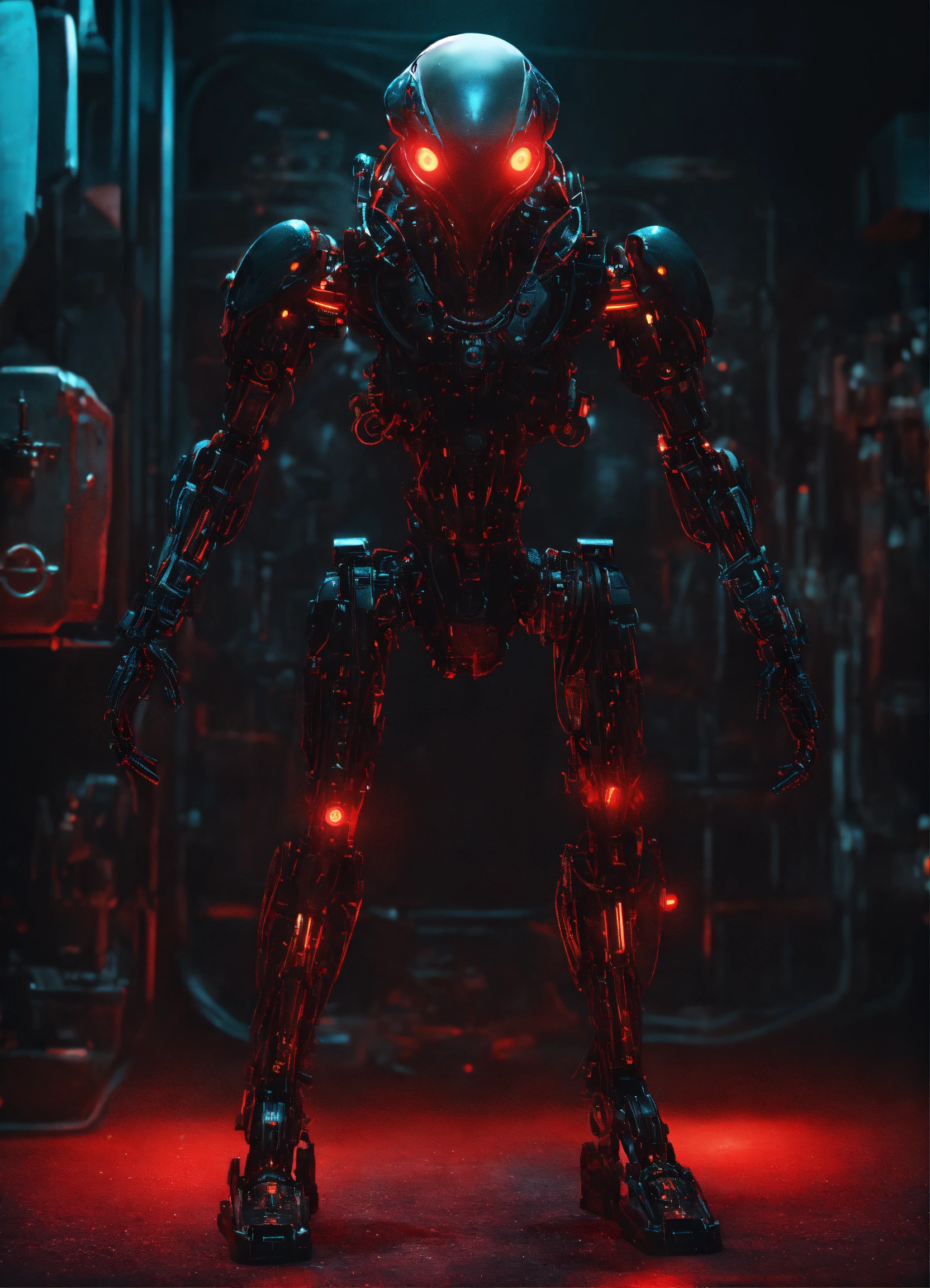 Lexica - Image of a male alien being, non-threatening, full body ...