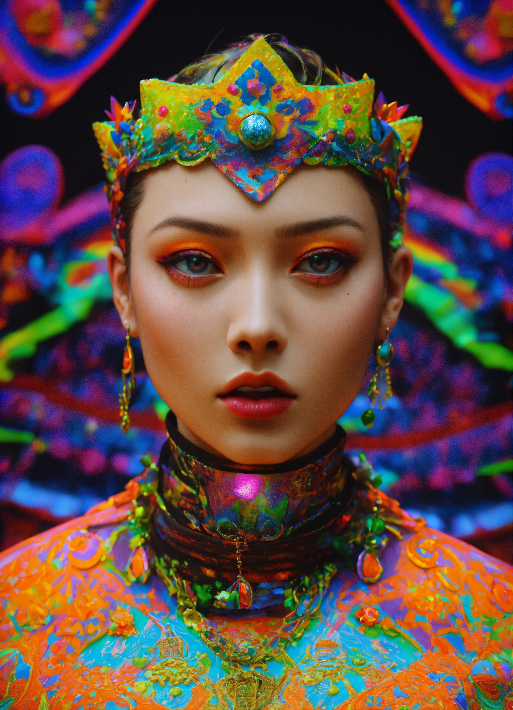 Lexica - Photorealistic 3D portrait of Gorgeous Goth emo king Karmapa ...