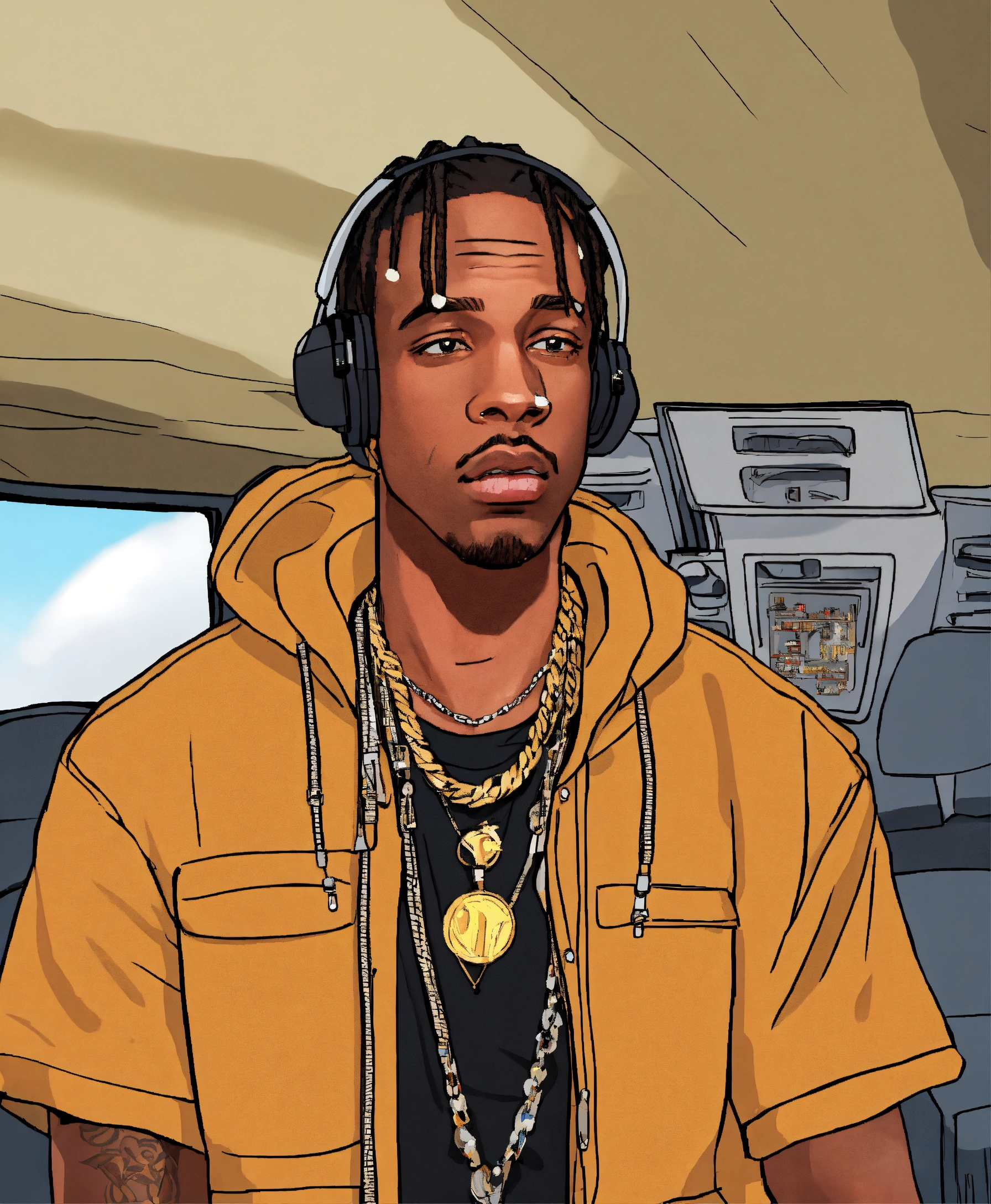 Lexica - Travis Scott in cartoon