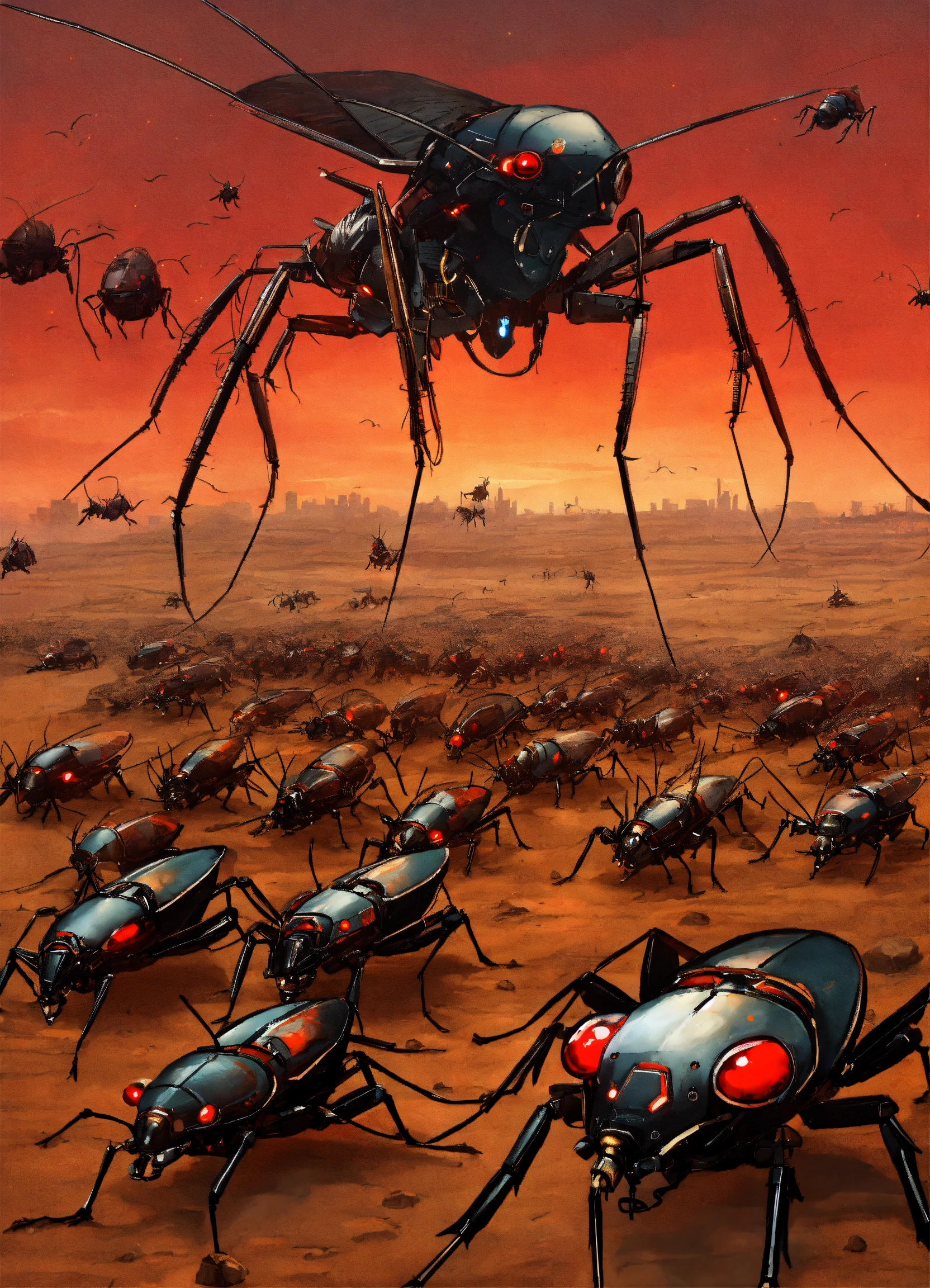 Lexica - Robotic cockroach invasion in a wasteland, multitudes ...