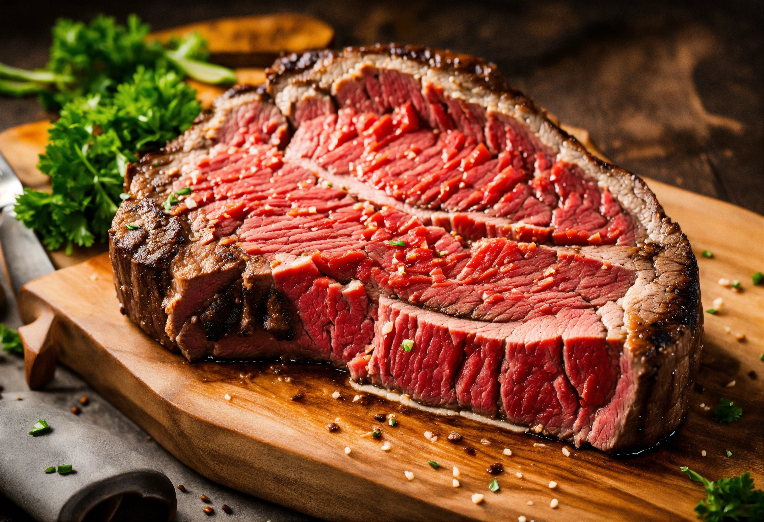 Lexica - Cross section of a steak