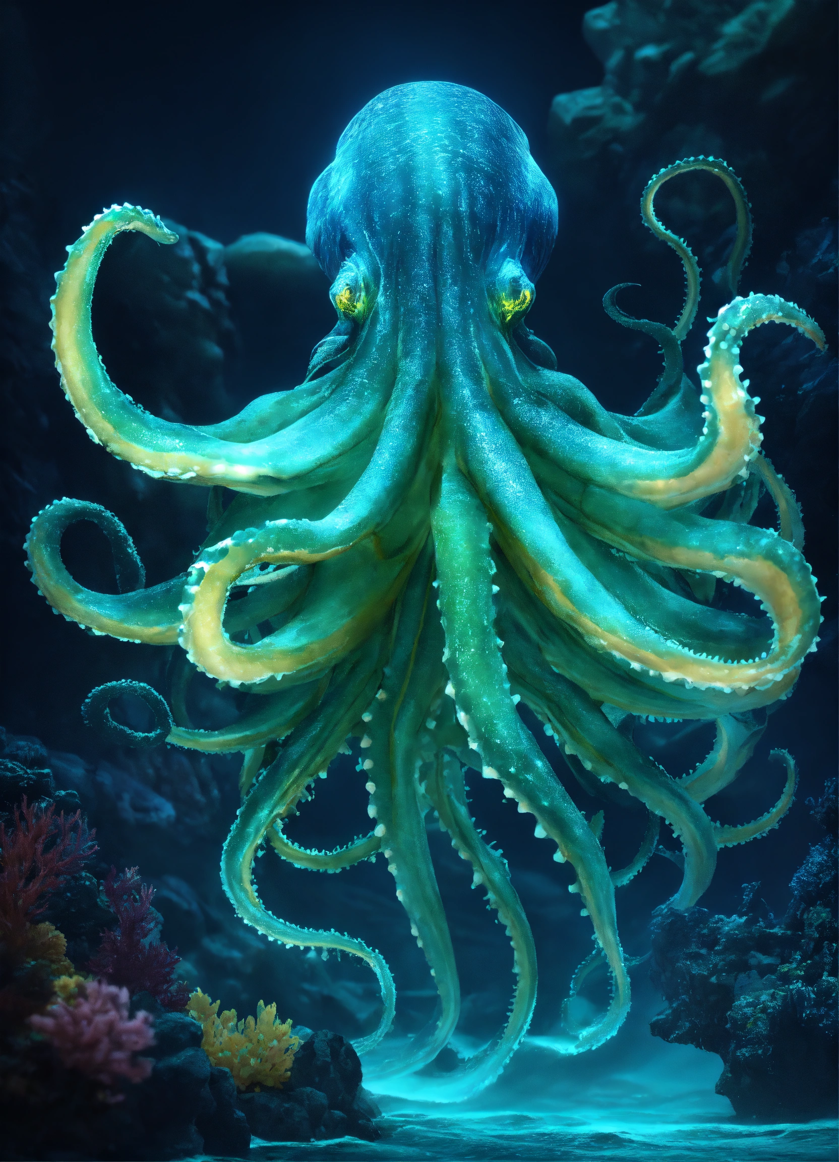 Lexica - Aurora Abysskraken This colossal sea creature, in 8K Ultra 3D, boasts mesmerizing ...