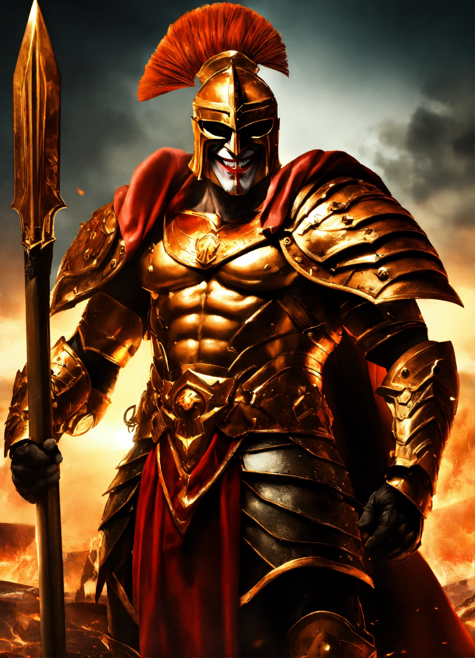 Lexica - Greek god ares, full armour, muscles, weapon, spartan armour ...