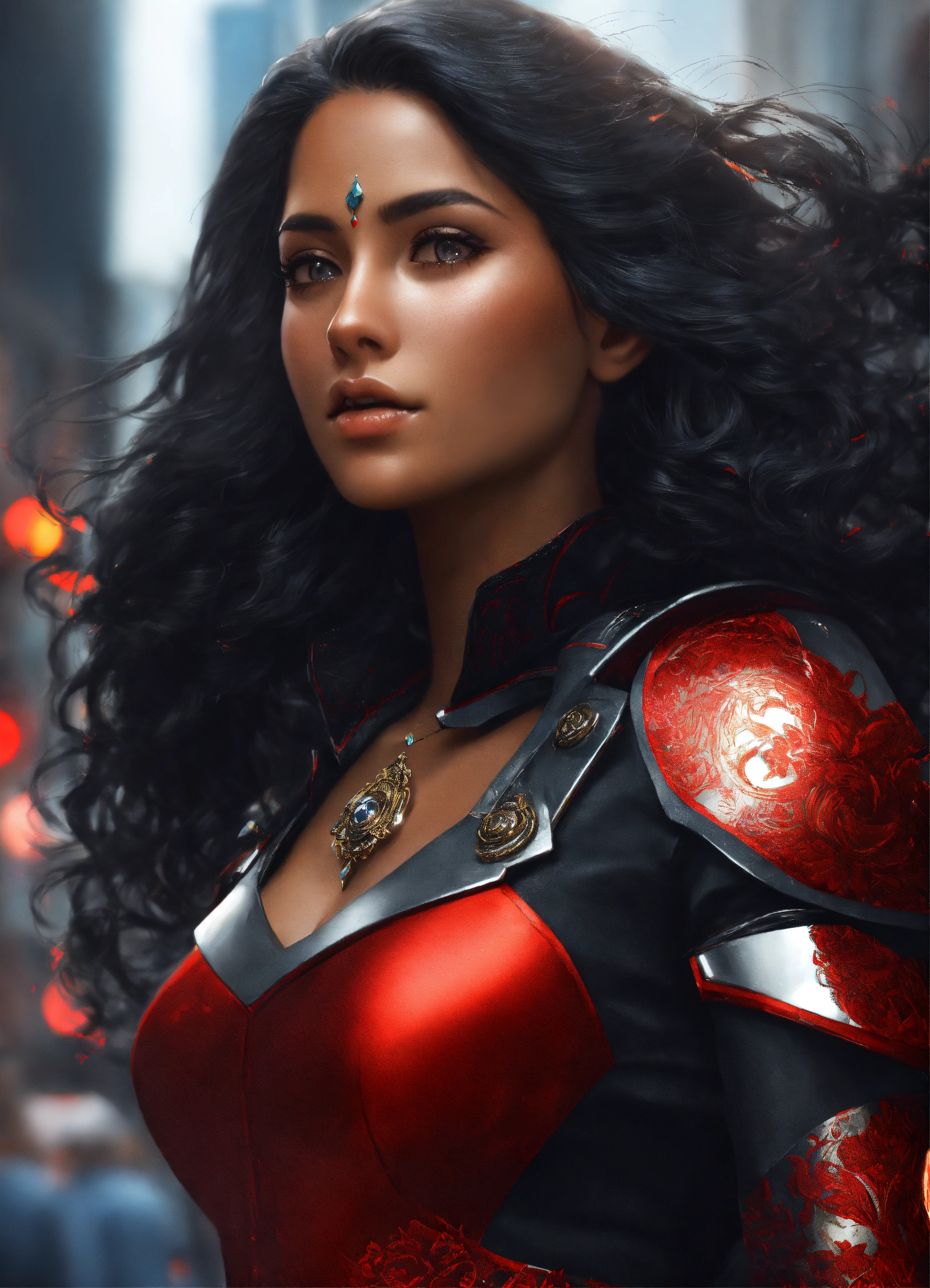 Lexica - A beautiful, shapely South Indian female goddess princess with ...