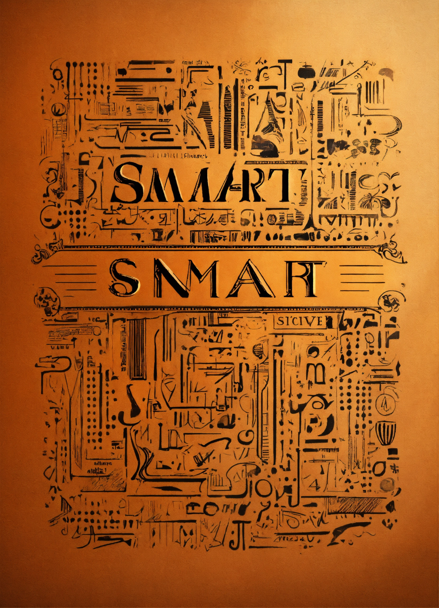 Lexica - Write with a very modern lettering style the word SMART