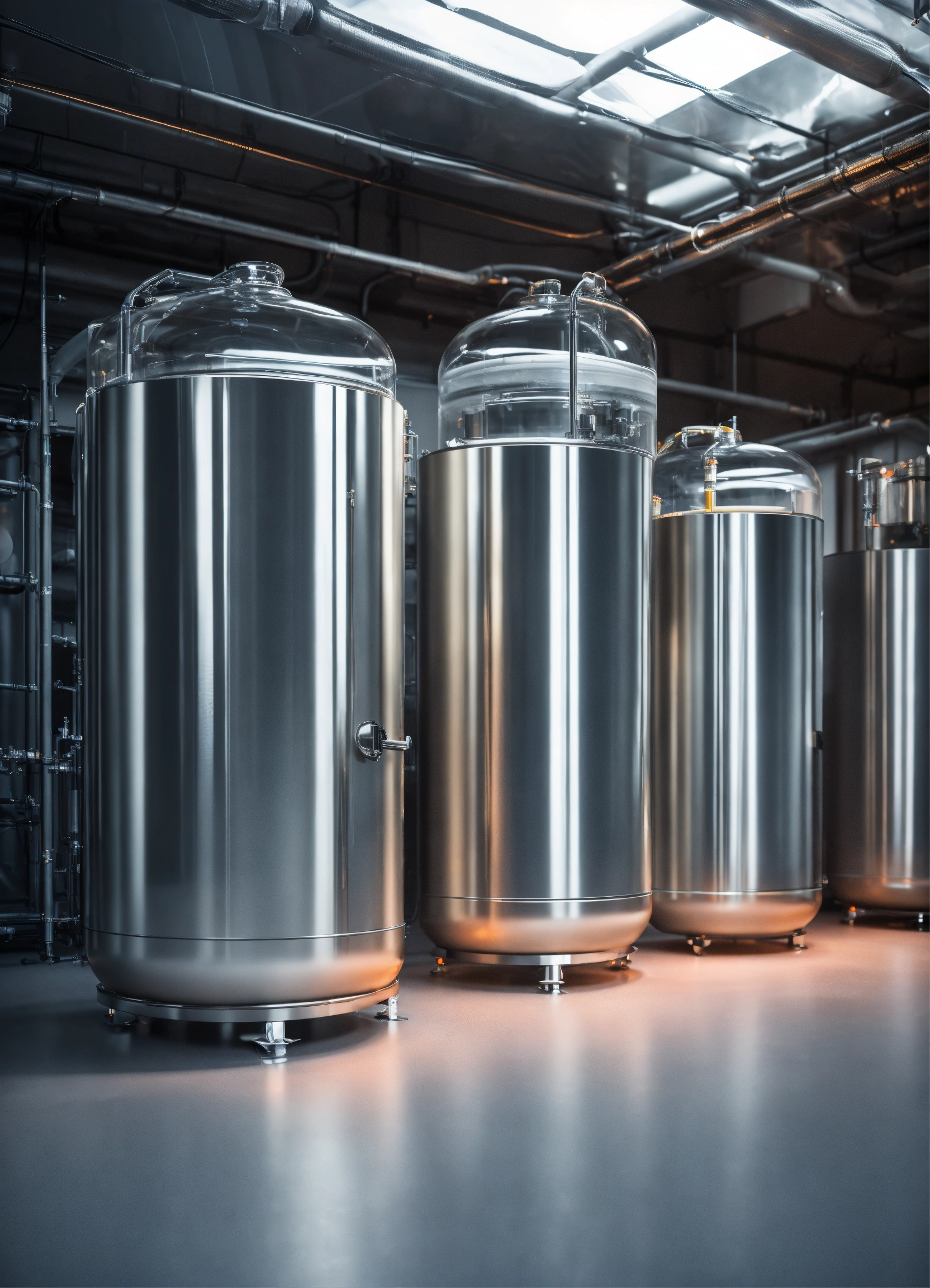 Lexica - Cryonics capsules, empty and full futuristic containers, glass ...