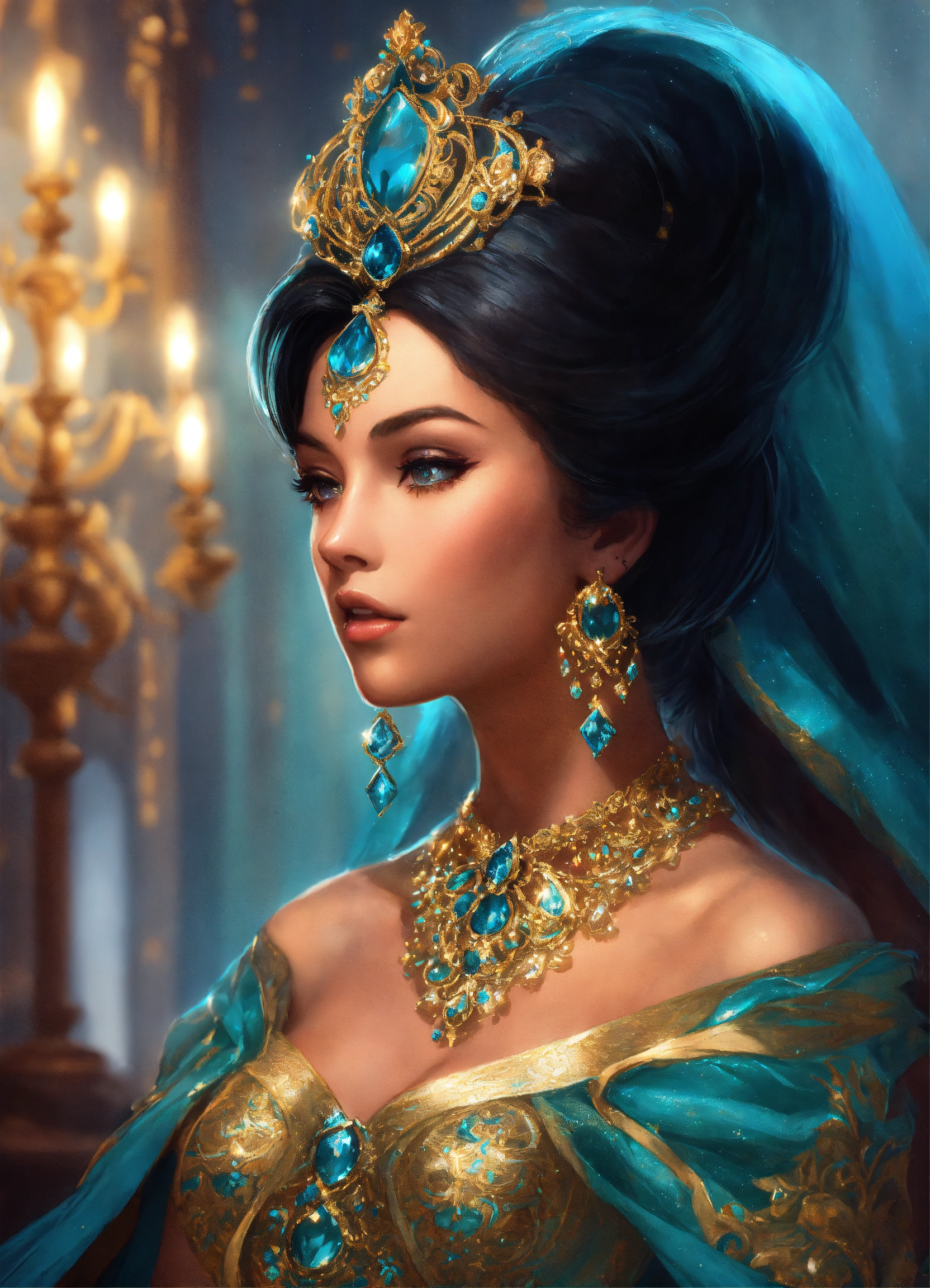 Lexica - "Princess Jasmine as legendary opera primadonna", huge opera ...