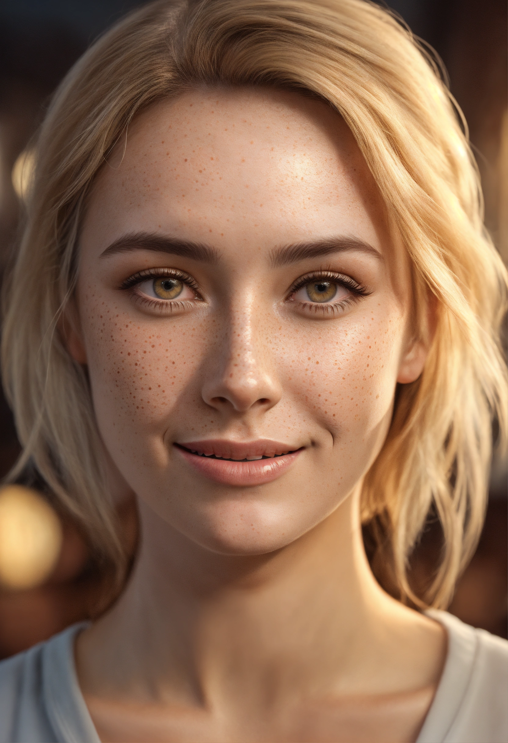 Lexica - A realistic face portrait of a 30 years old woman with brown ...