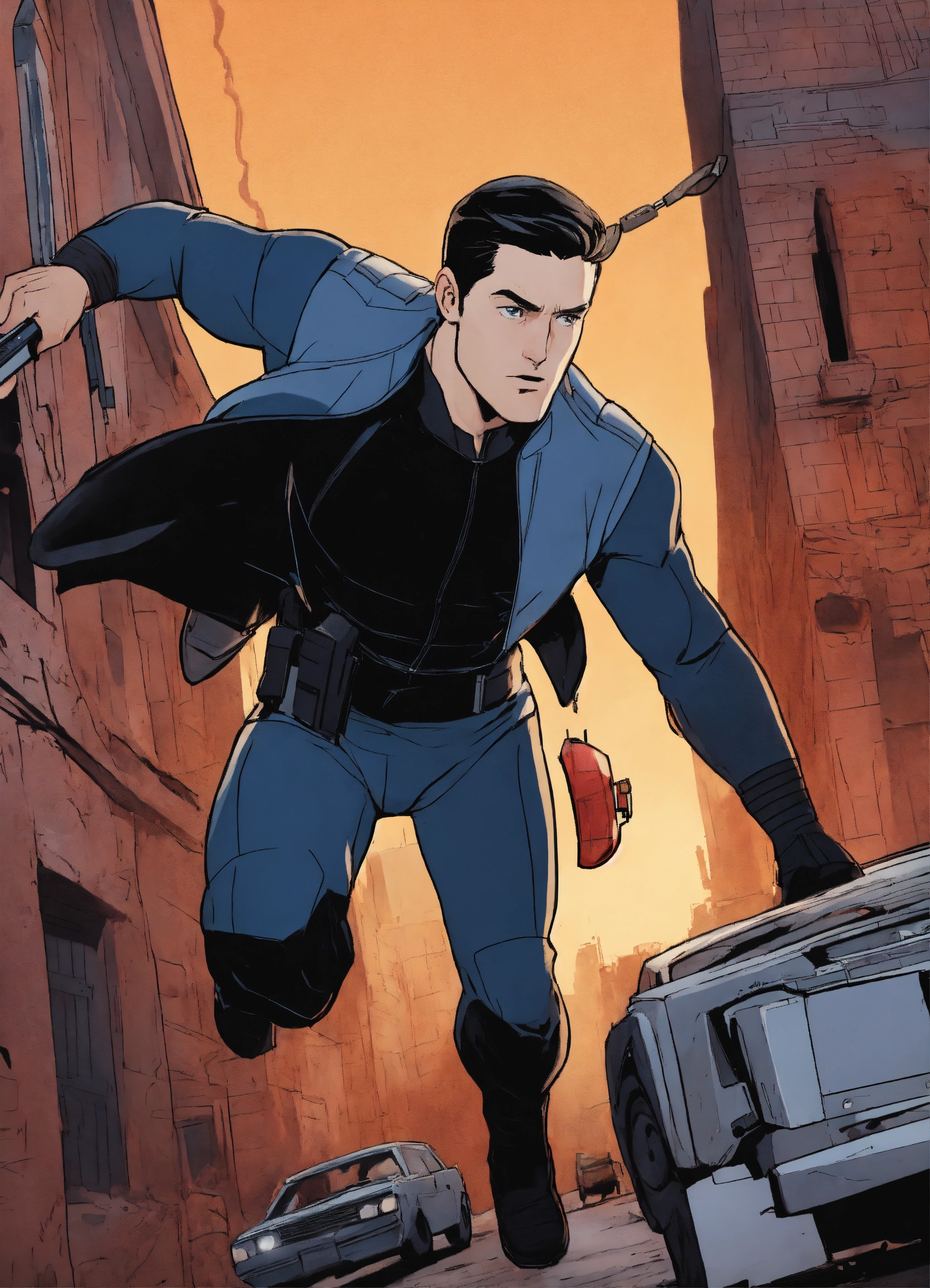 Lexica - Marvel animated Deke Shaw Jeff Ward in action from Agents of ...