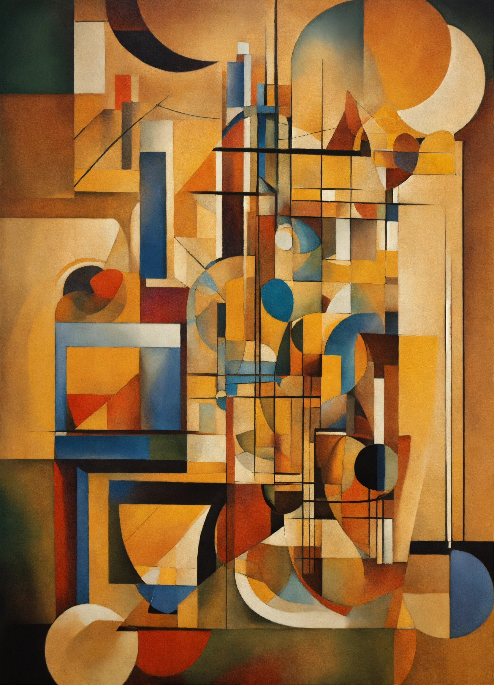 Lexica - Abstract design and minimalist of Celestial Symphony cubist ...
