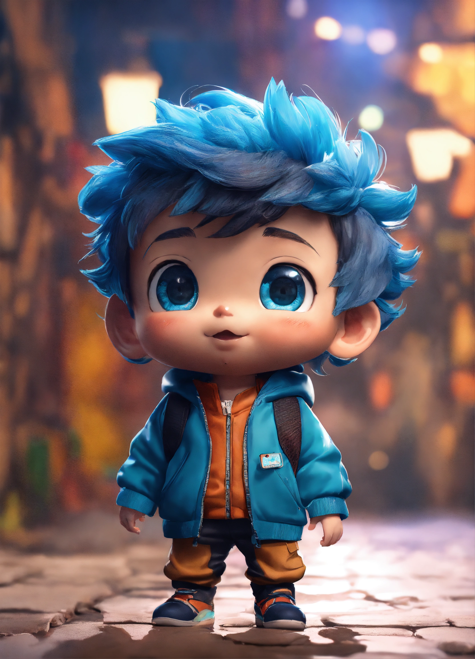 Lexica - 4d photographic image of full body image of a cute little ...