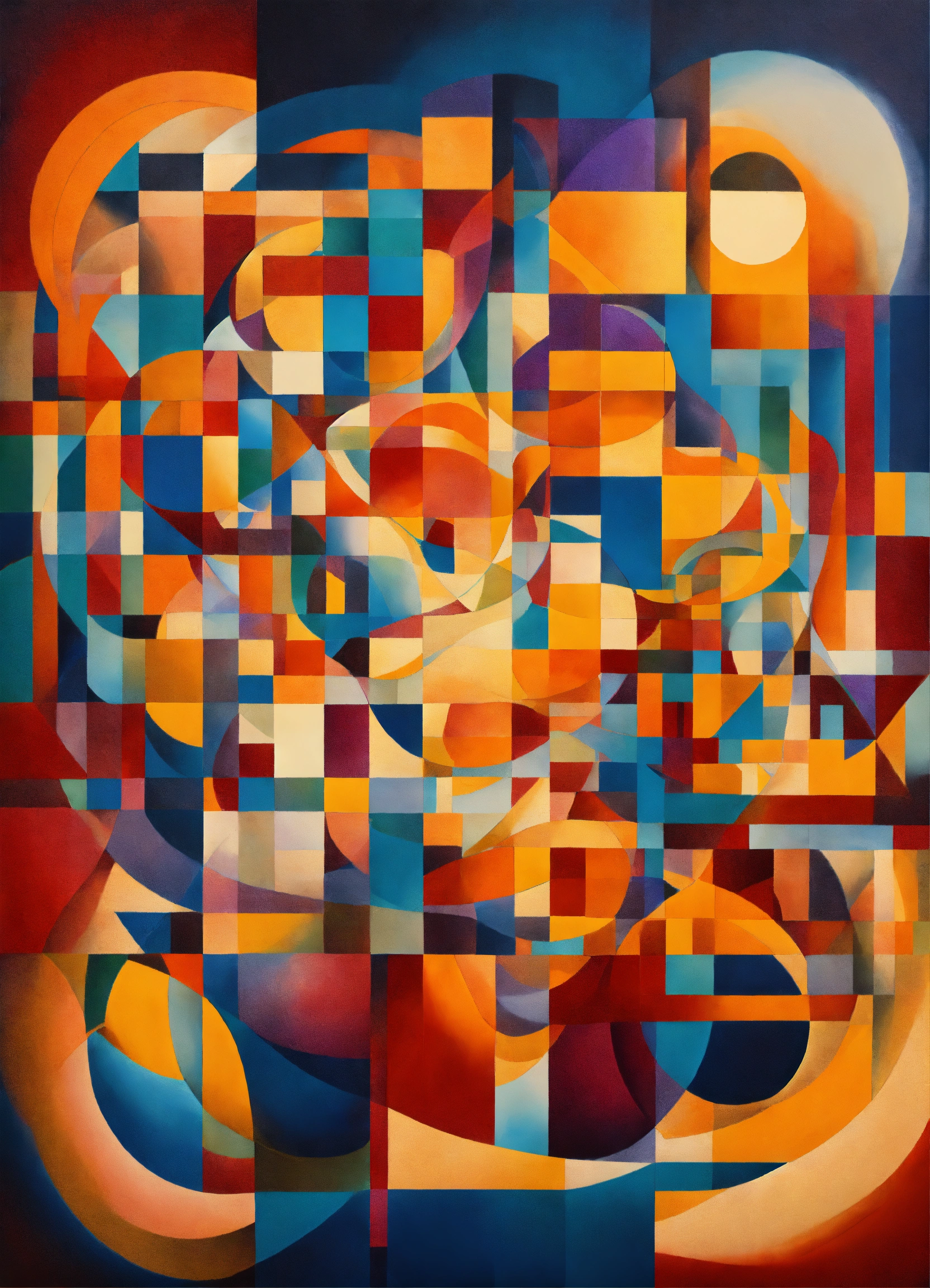 Lexica - Abstract design and minimalist of Stellar Infinity cubist art ...