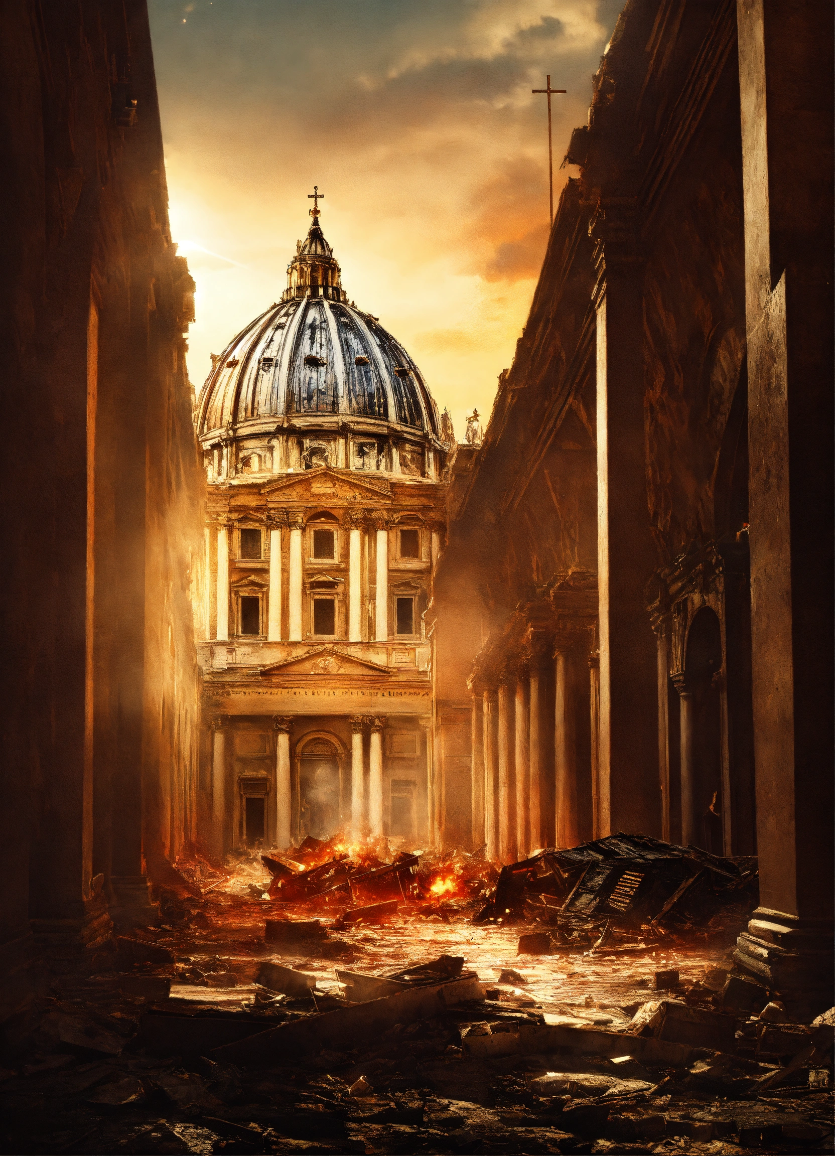 Lexica - Destroyed vatican after the alien attack