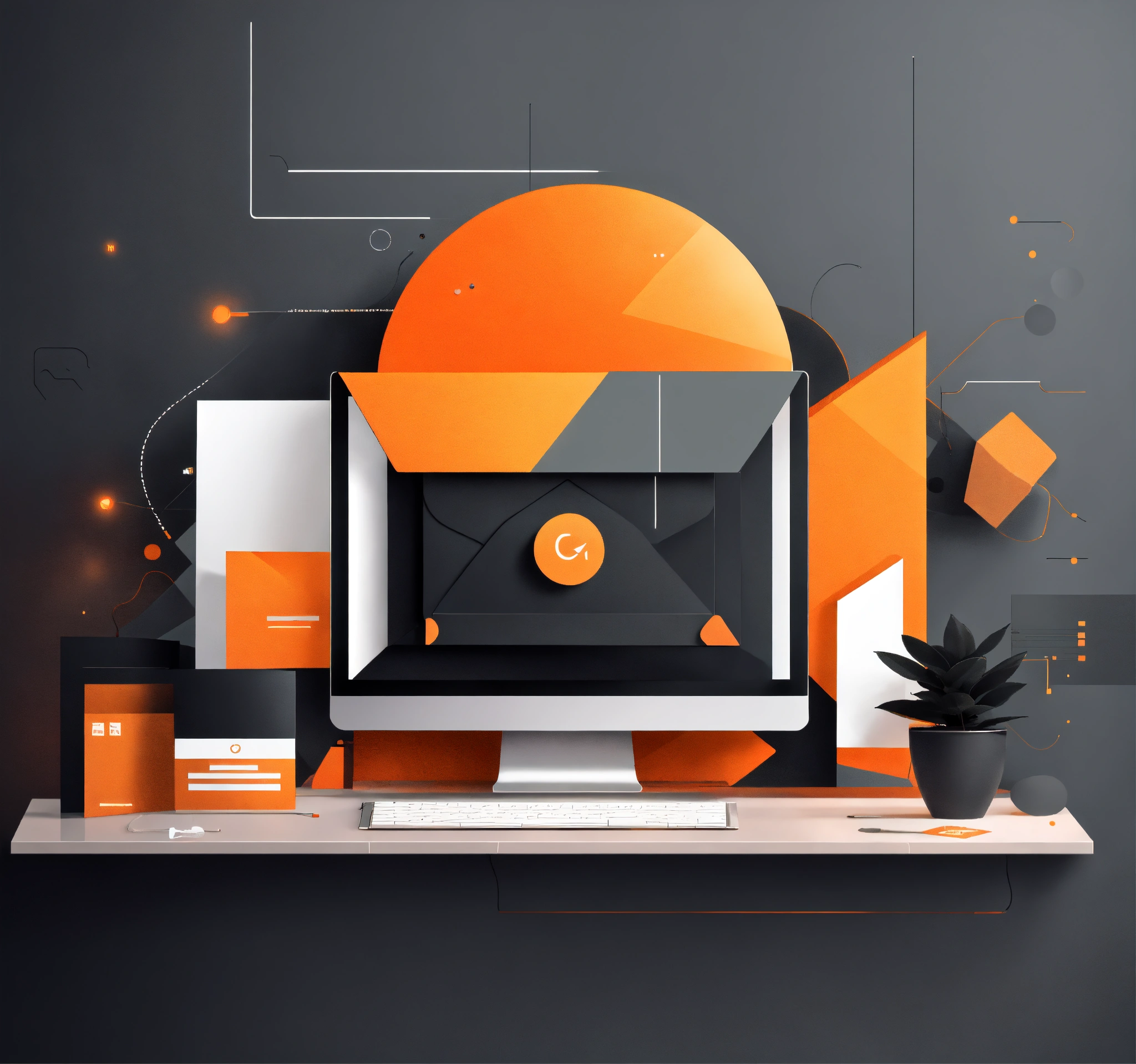 Lexica - Professional and modern, clean, polished look with clean lines ...