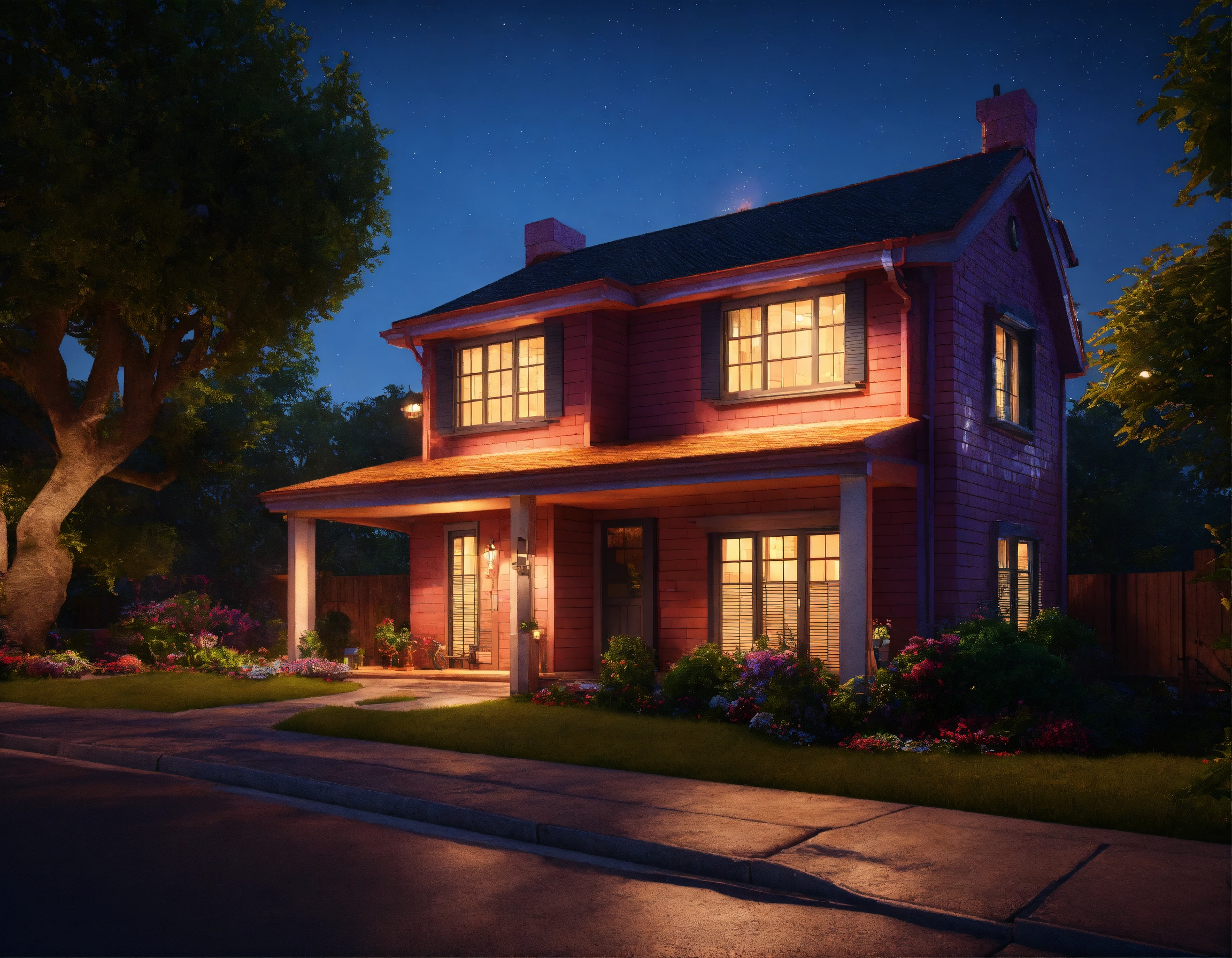 Lexica - CGI. 3D pixar house exterior. 80's style. less saturation ...