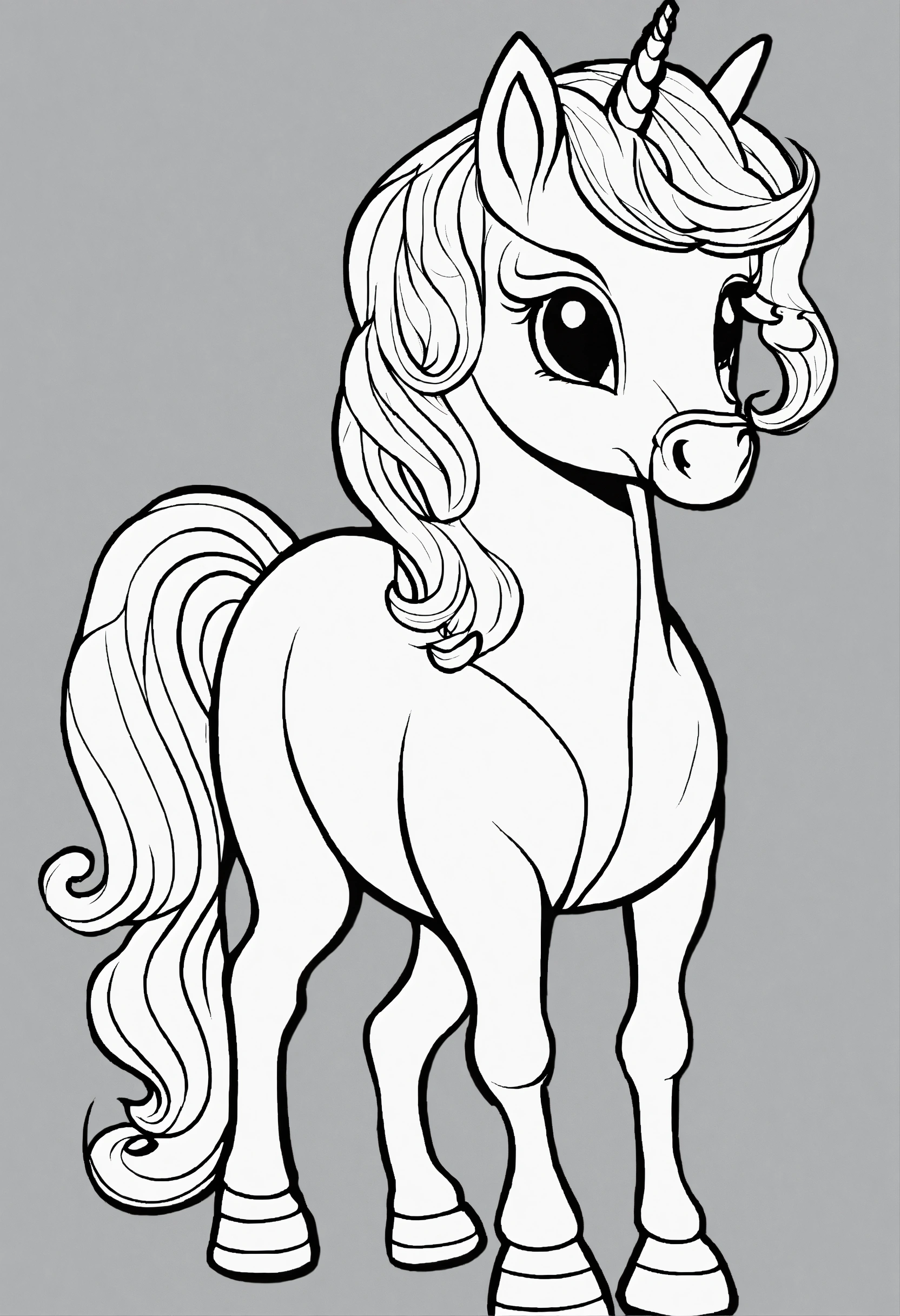 Lexica - Coloring book for preschoolers, simple lines drawings, no ...