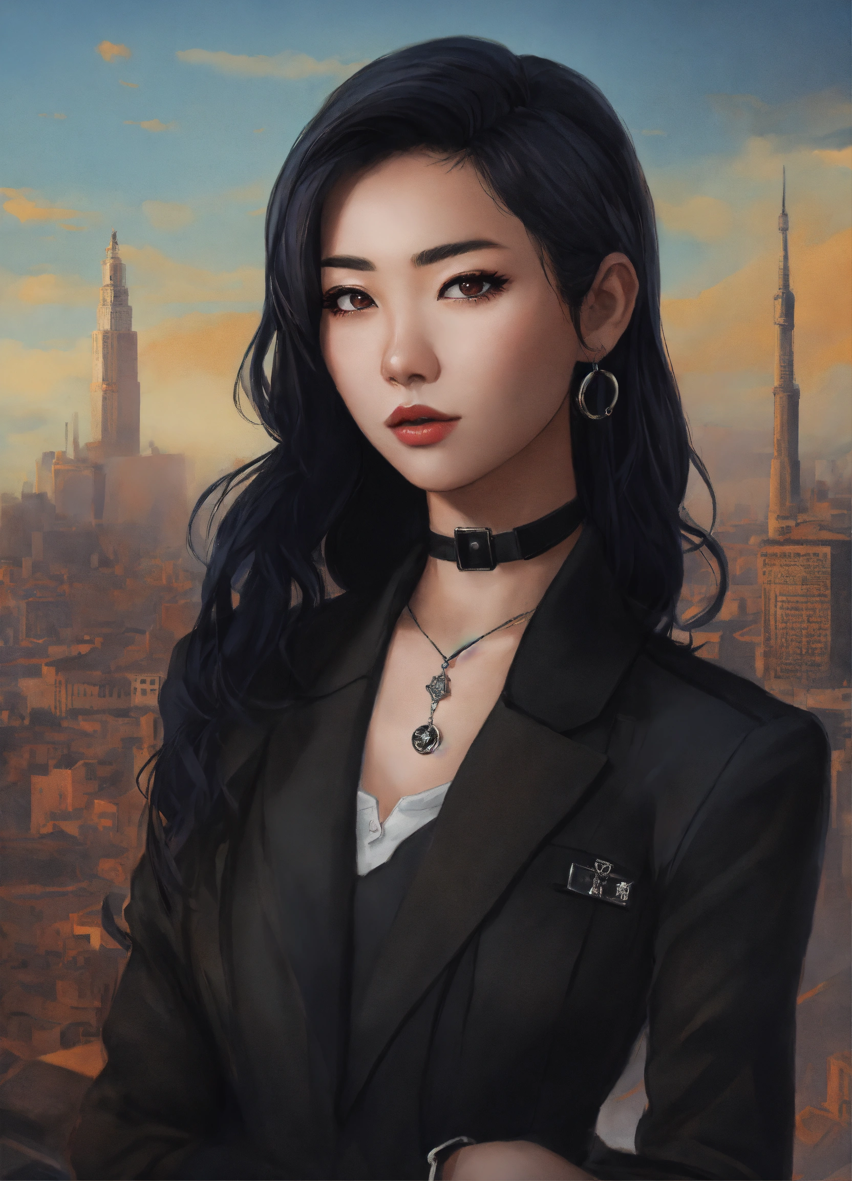 Lexica - Agent Tom, an 23 year old, goth, asian female who works for a ...