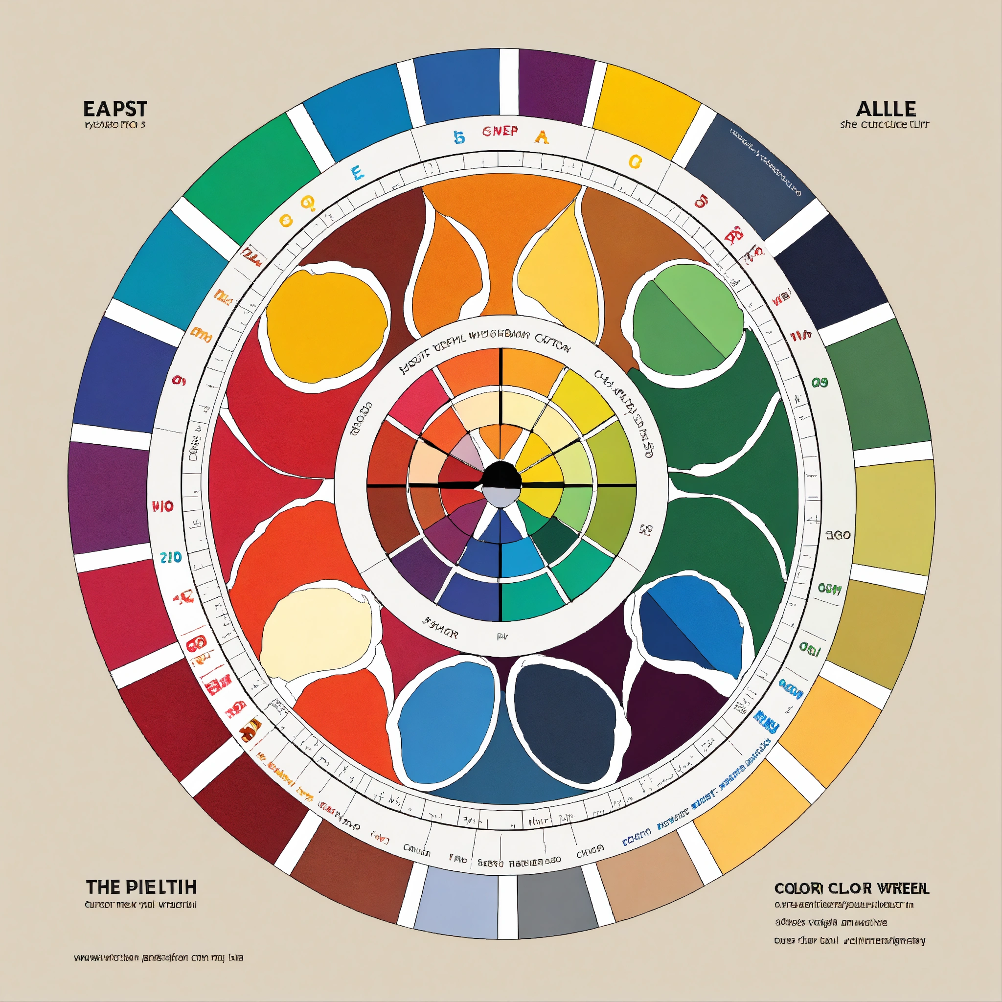 Lexica - A simple color wheel in white background. Now make it simpler ...