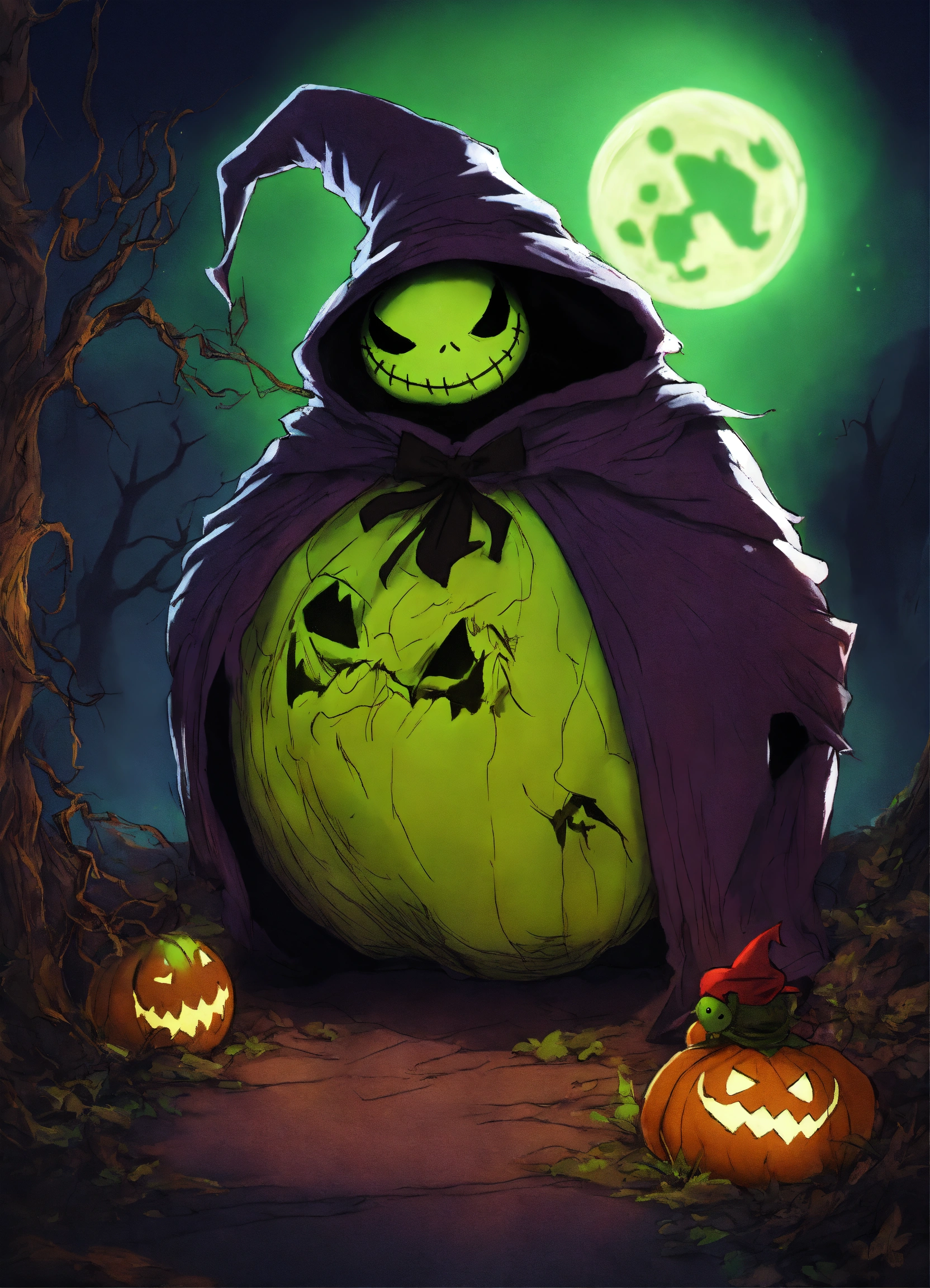 Lexica - Oogie Boogie from the Nightmare Before Christmas anime style ...