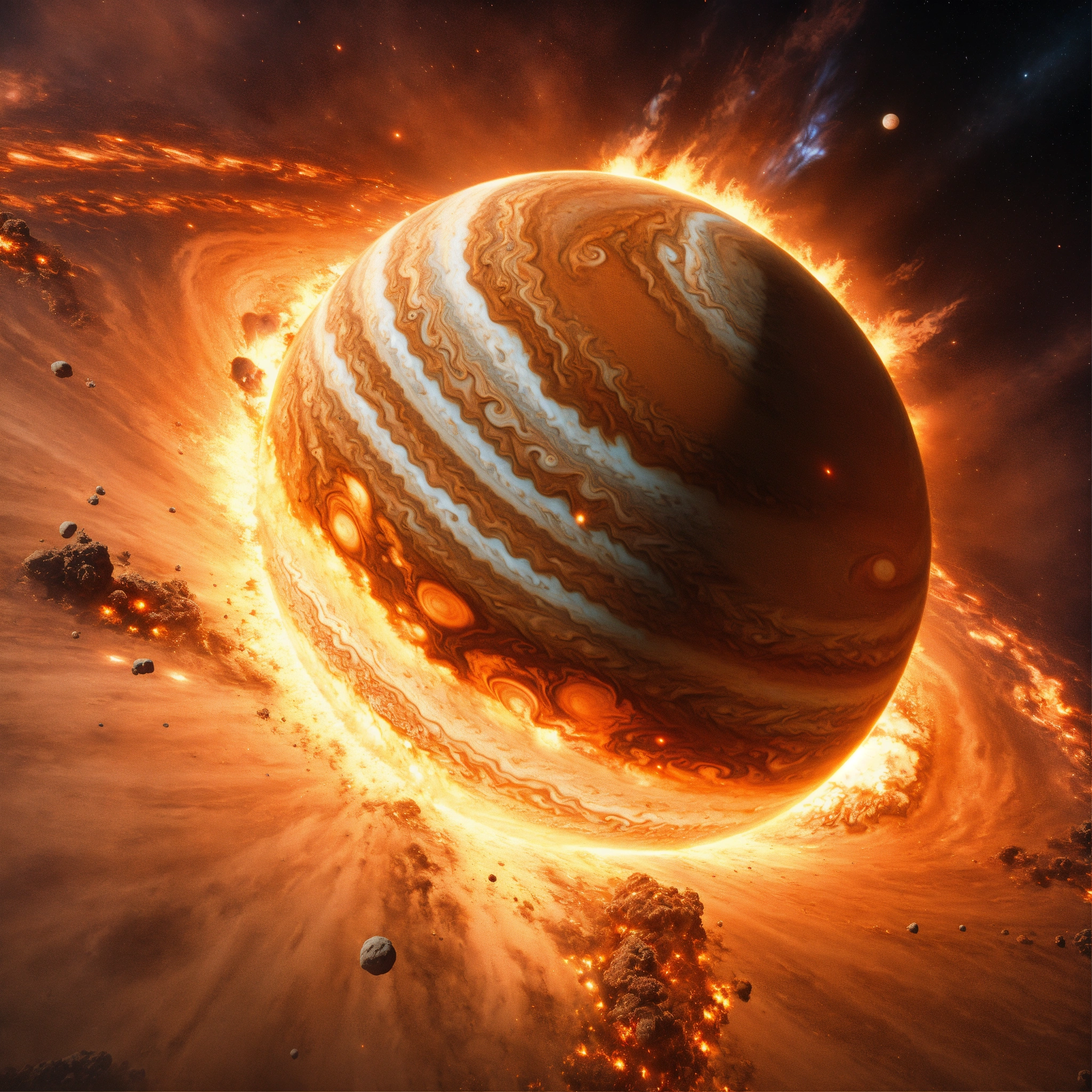 Lexica - Jupiter explosion, 8k