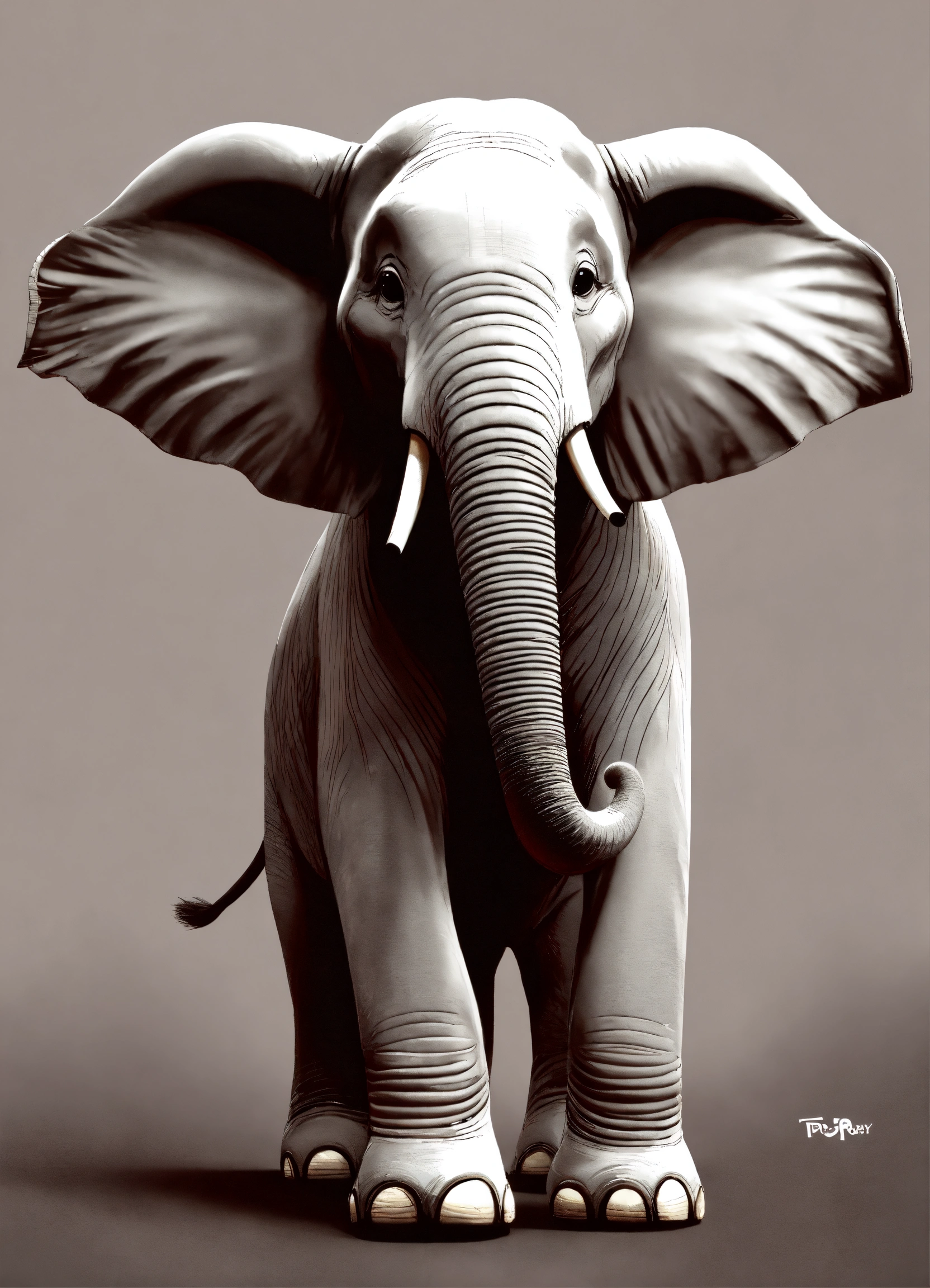 Lexica - A cartoon elephant, concept art by Pixar, cgsociety, character ...