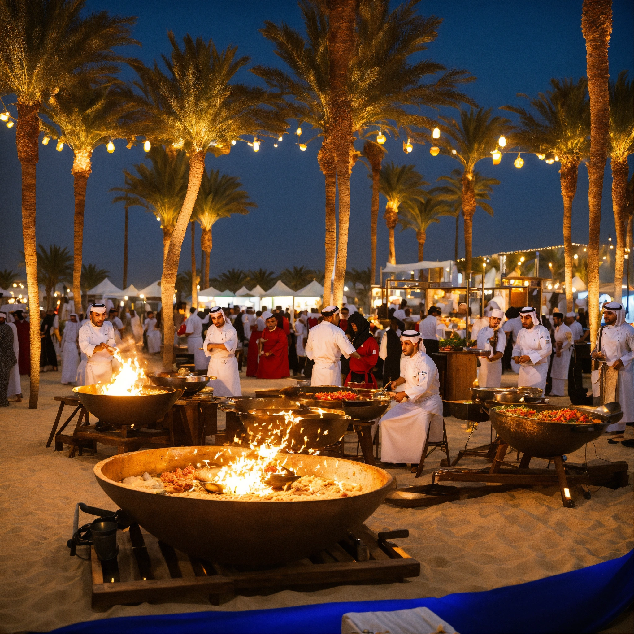 Lexica - Visualize a vibrant scene at the 'Taste of Bahrain' Food ...