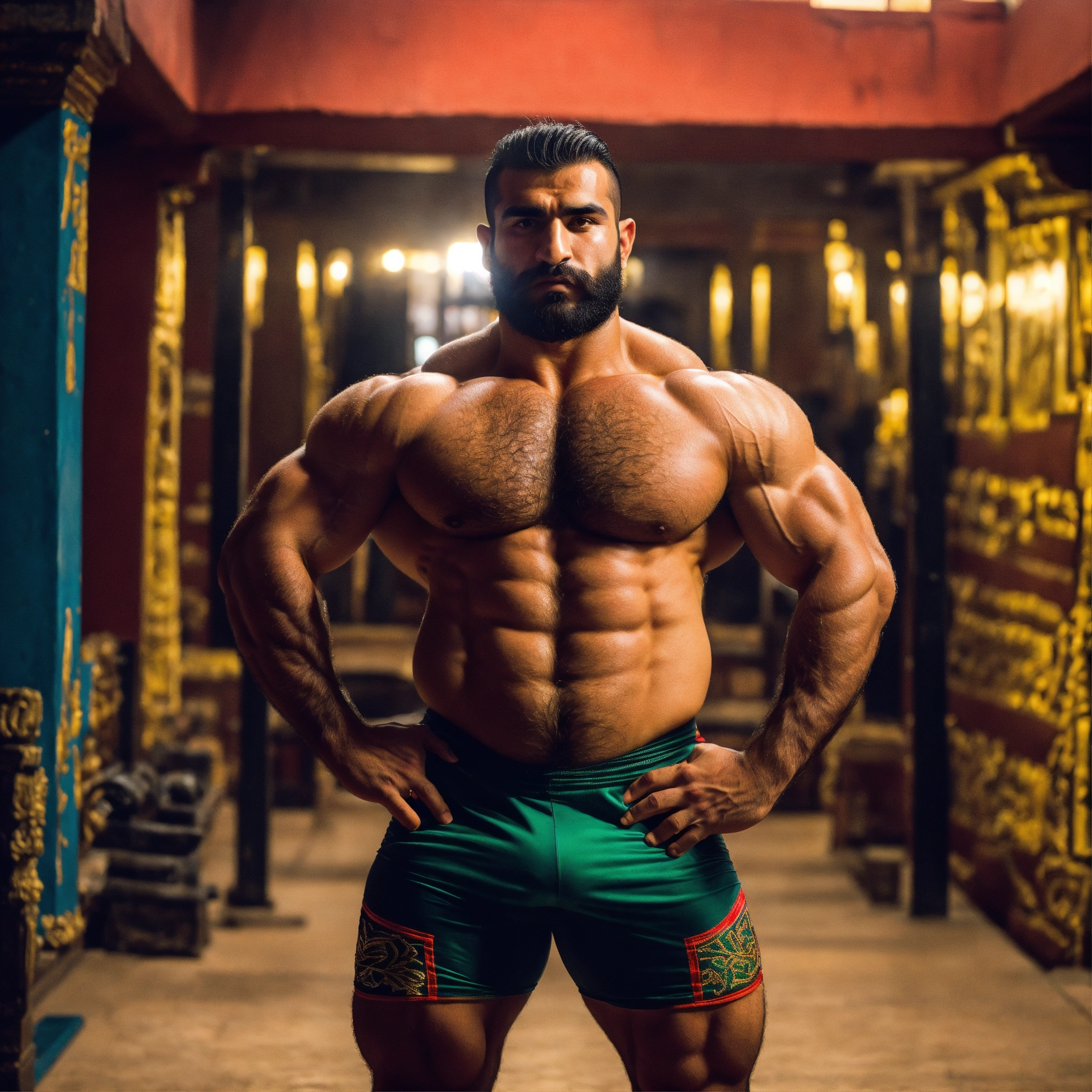 Lexica - 30-year-old hairy Kurdish man with big muscles, big ...