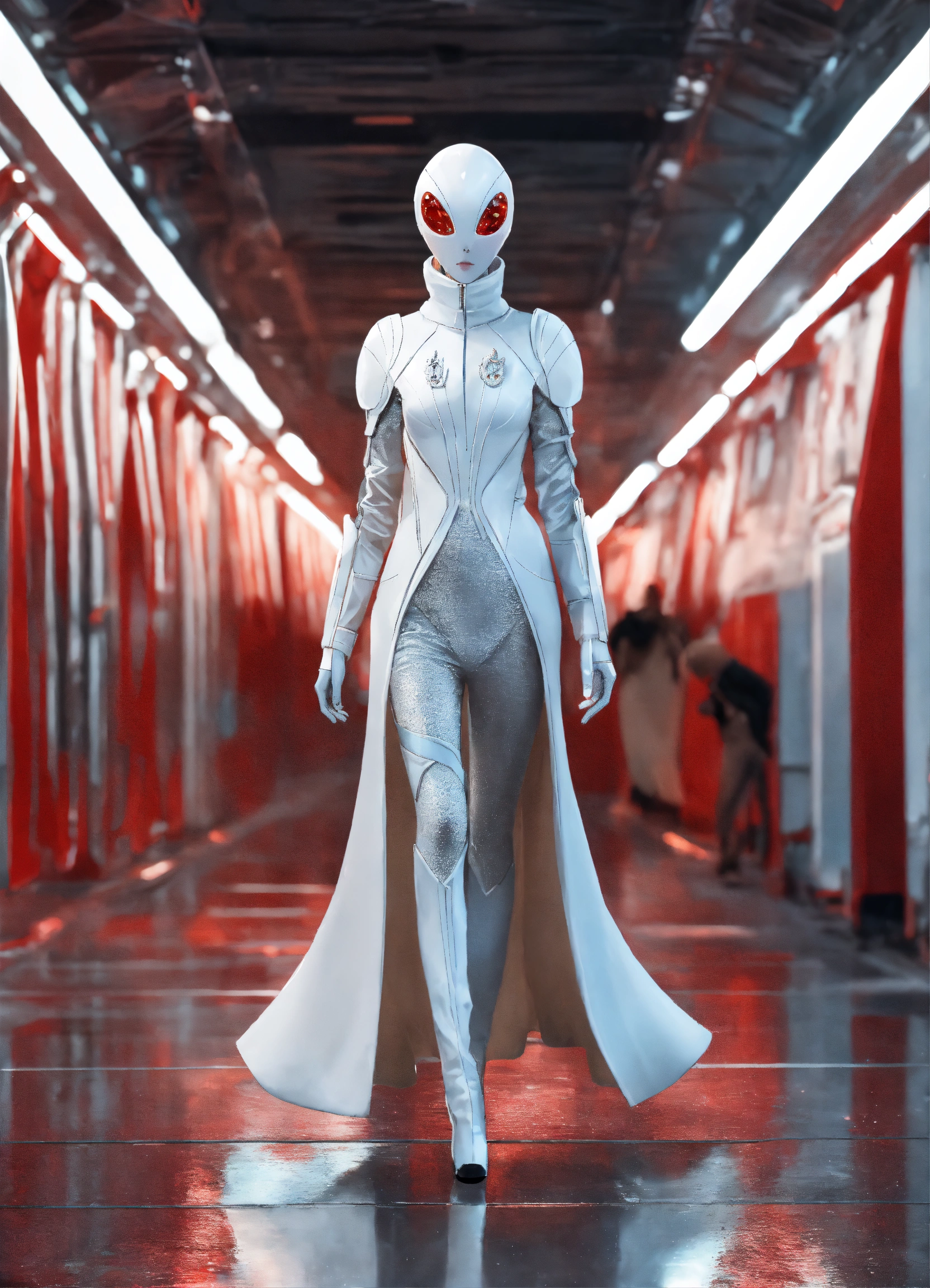 Lexica - A Alien, Alienrace woman , Alien_hippie hippiestyle clothings long dressed, colored ...