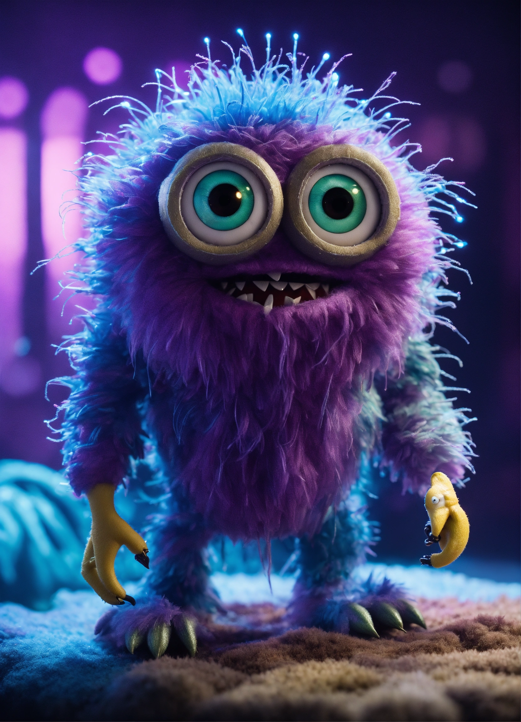 Lexica - CGI! germ monster character. Highly detailed. Scary but ...