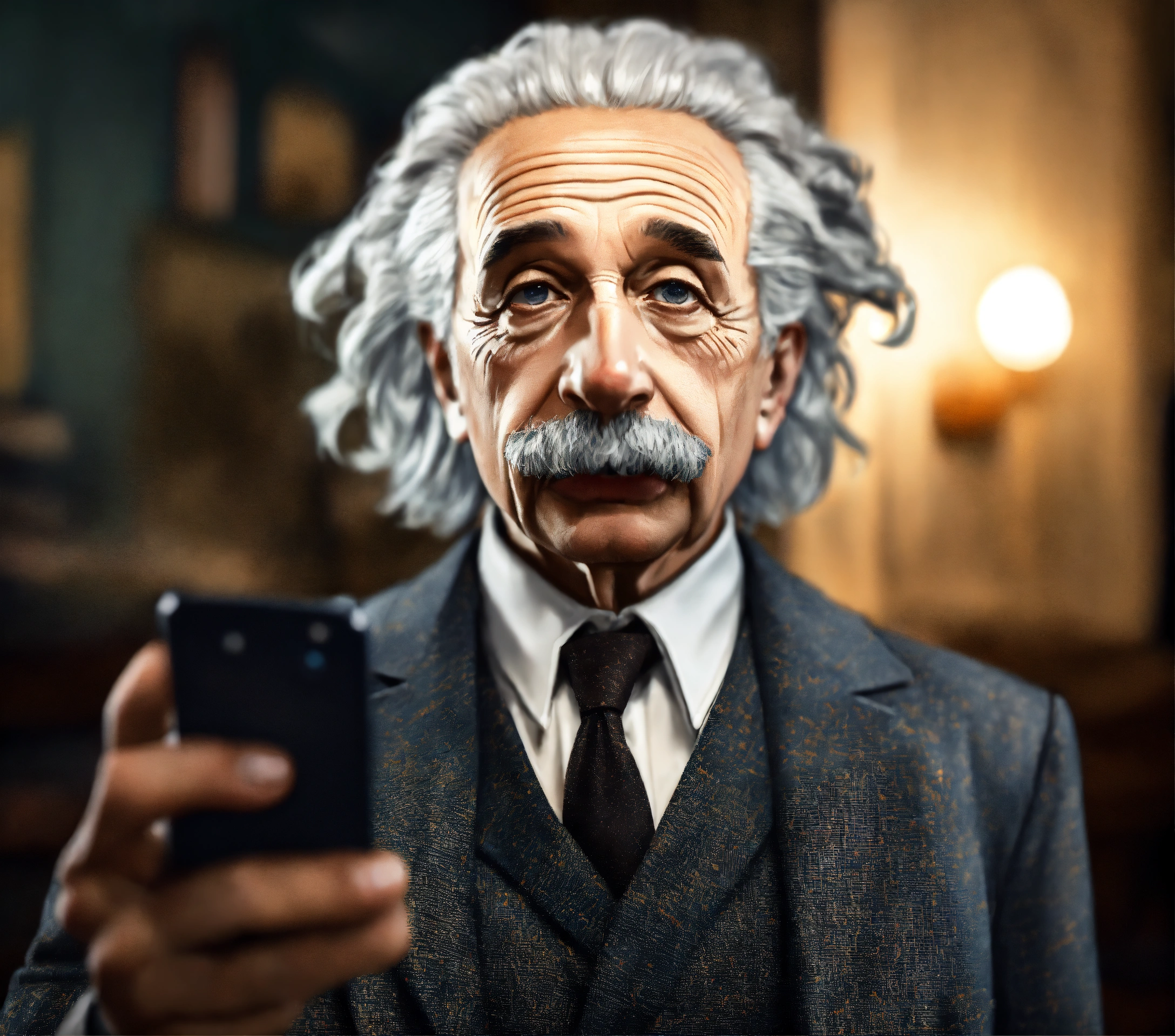 Lexica - Albert einstein age early 20s wearing a modern suit taking ...