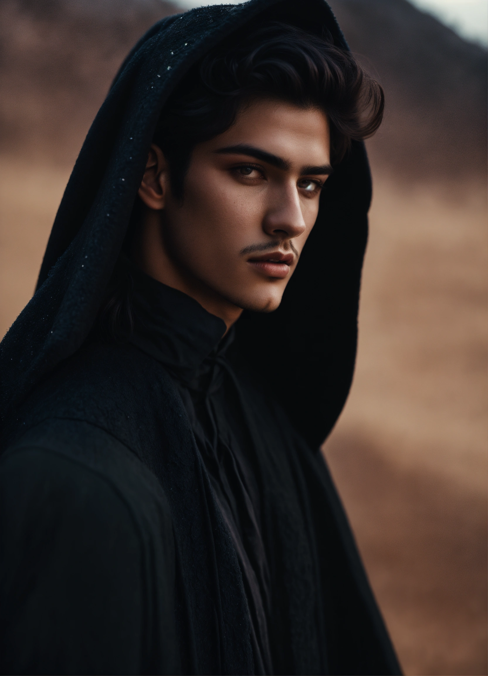 Lexica - Close-up fantasy-inspired portrait of haute couture hauntingly ...