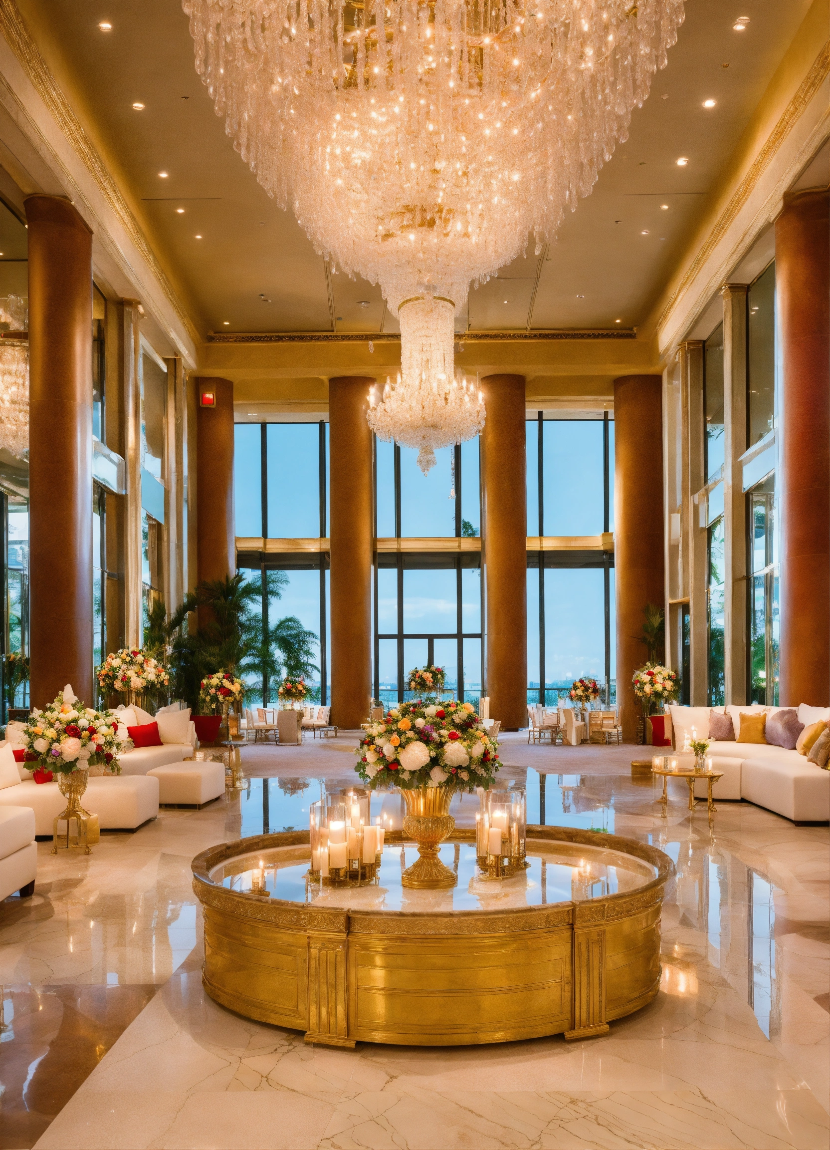 Lexica - Large upscale ballroom for wedding reception, multiple seating ...