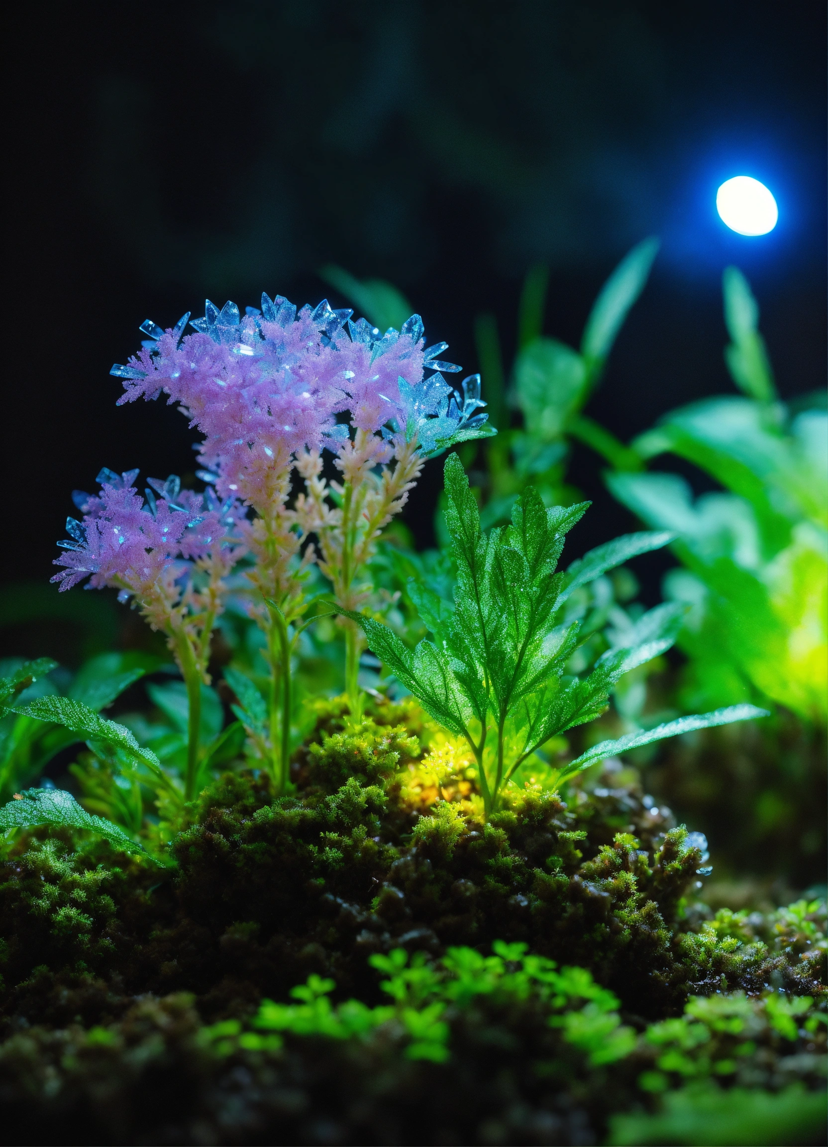 Lexica - Bio luminous plants with crystals