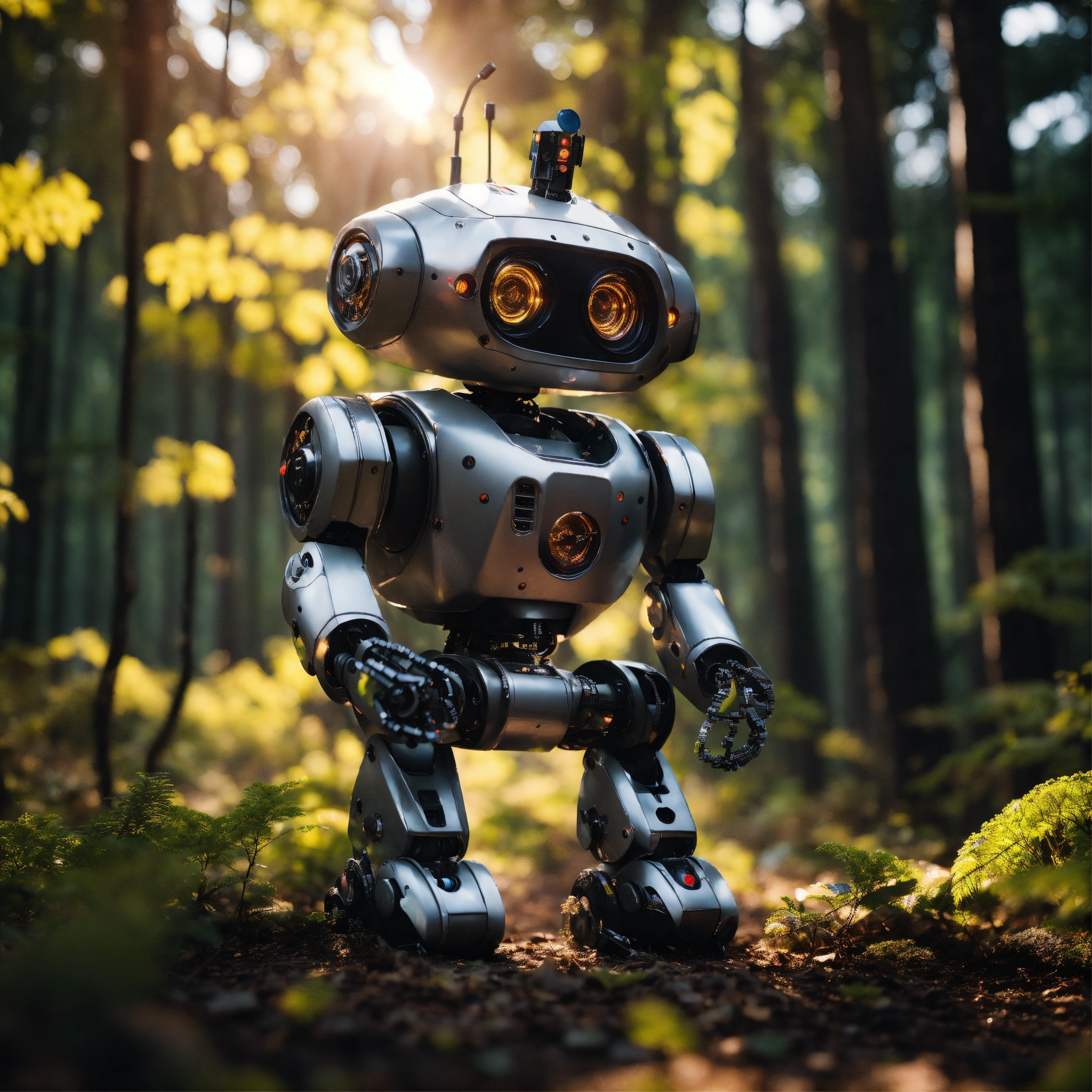 Lexica - Medium shot, A cute ((robot)), moody lighting, best quality ...