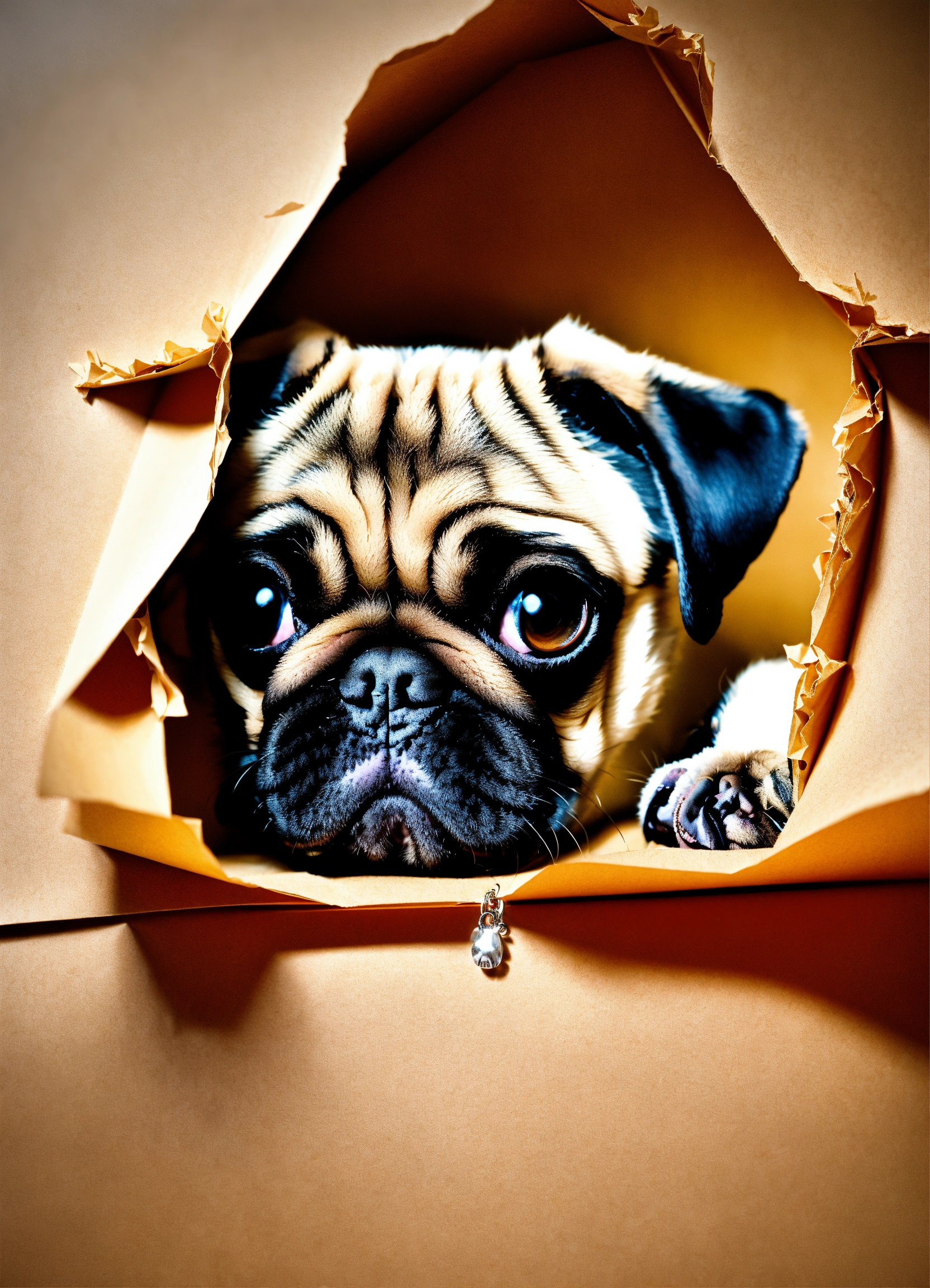 Lexica - 3D extremely cute , adorable pug puppy, Disney Aristocats, big ...