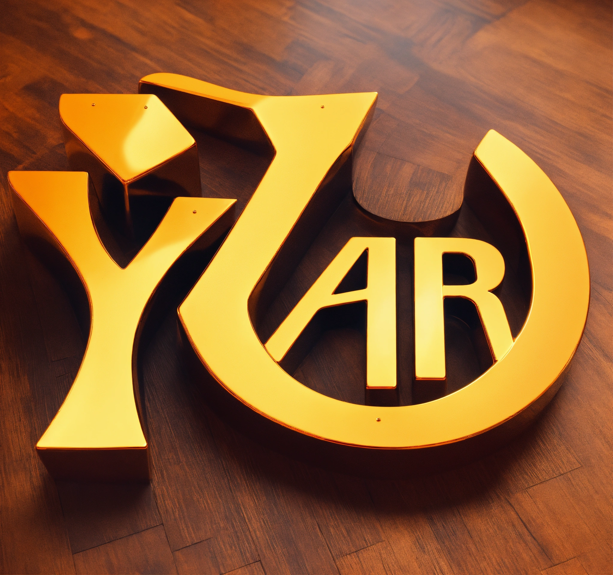 Lexica - Create a business venture 3D logo of the word "yar"