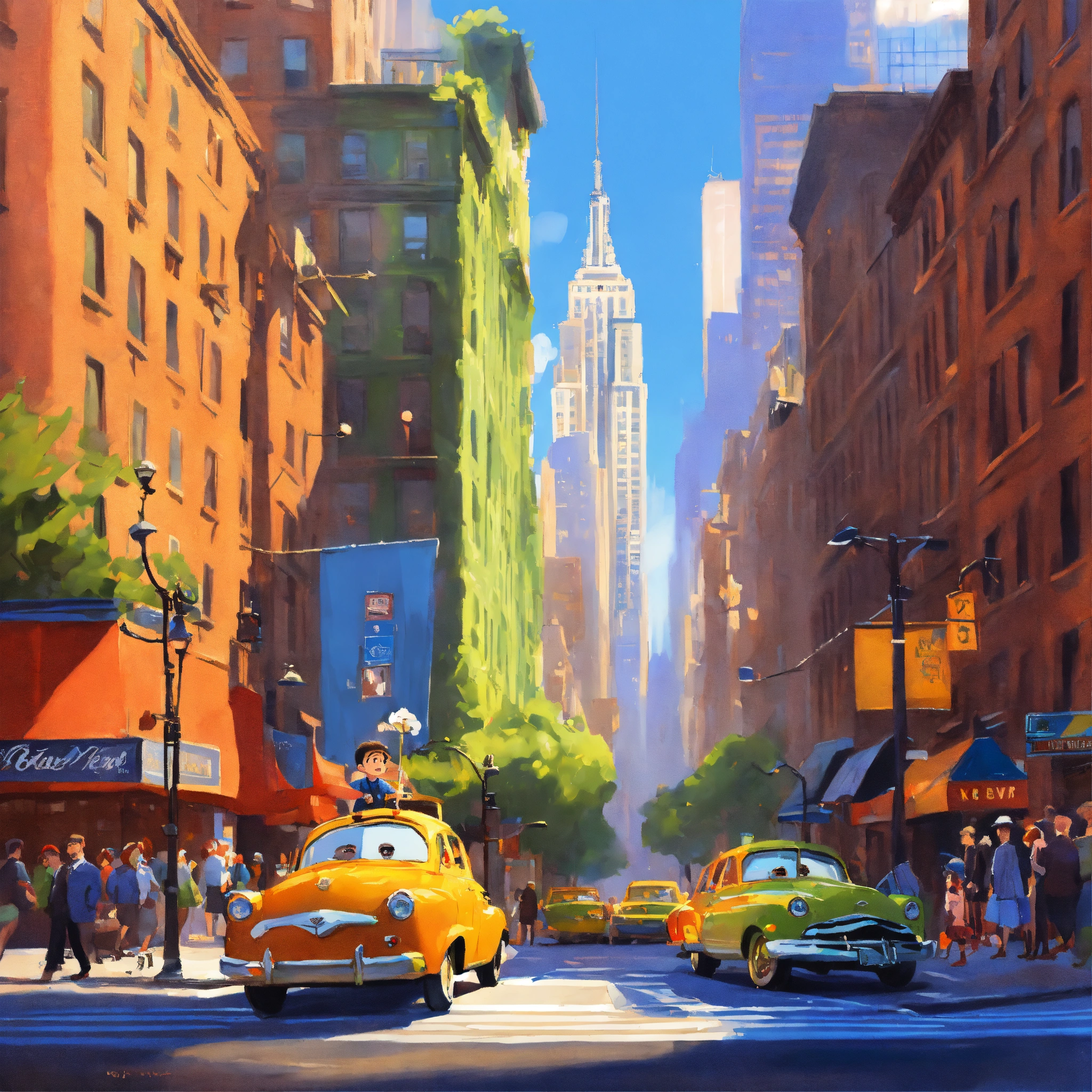 Lexica - Pixar Animation Studios painting from the movie "A LITTLE BOY ...