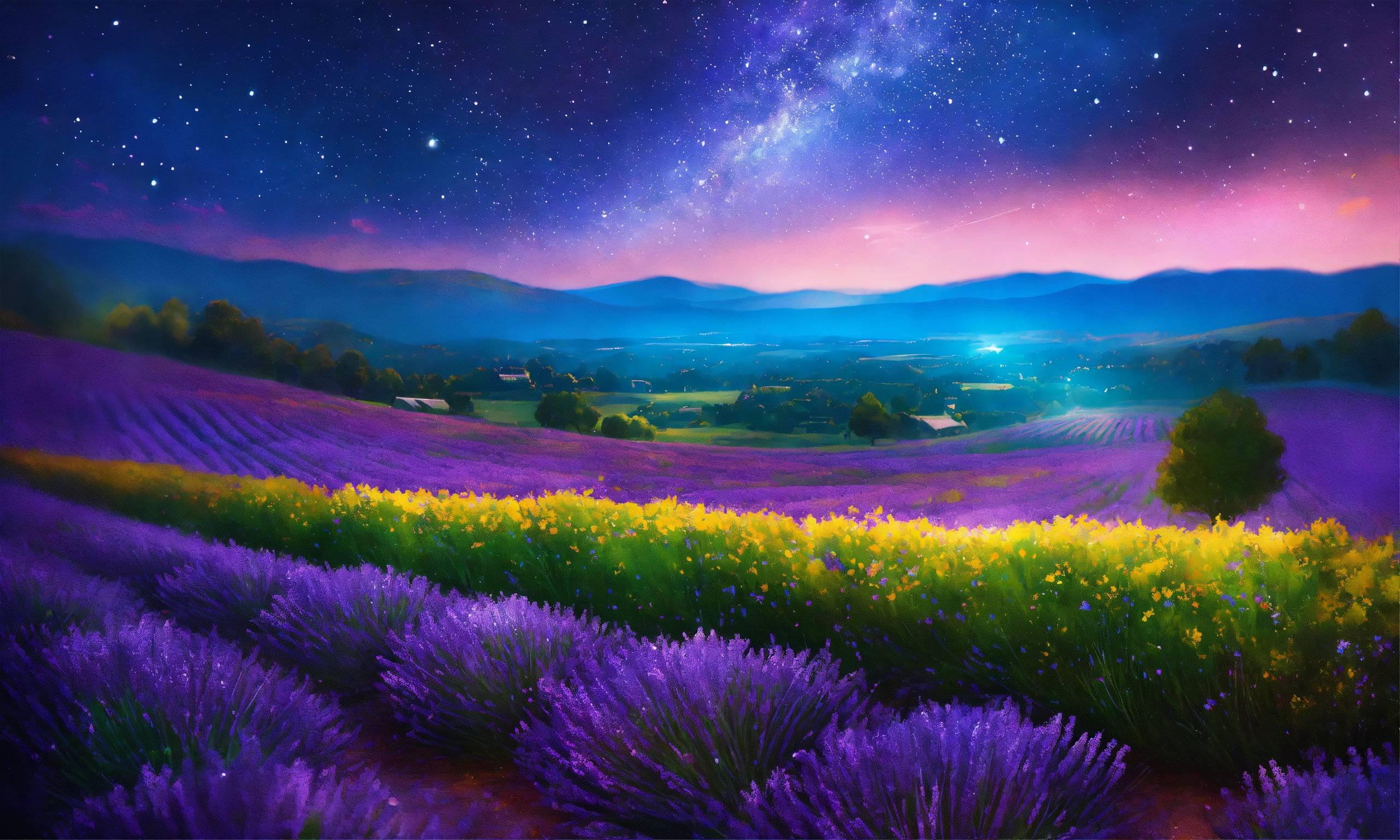 Lexica - Dream,night,landscape,sleep,trend on artstation,A dreamscape ...
