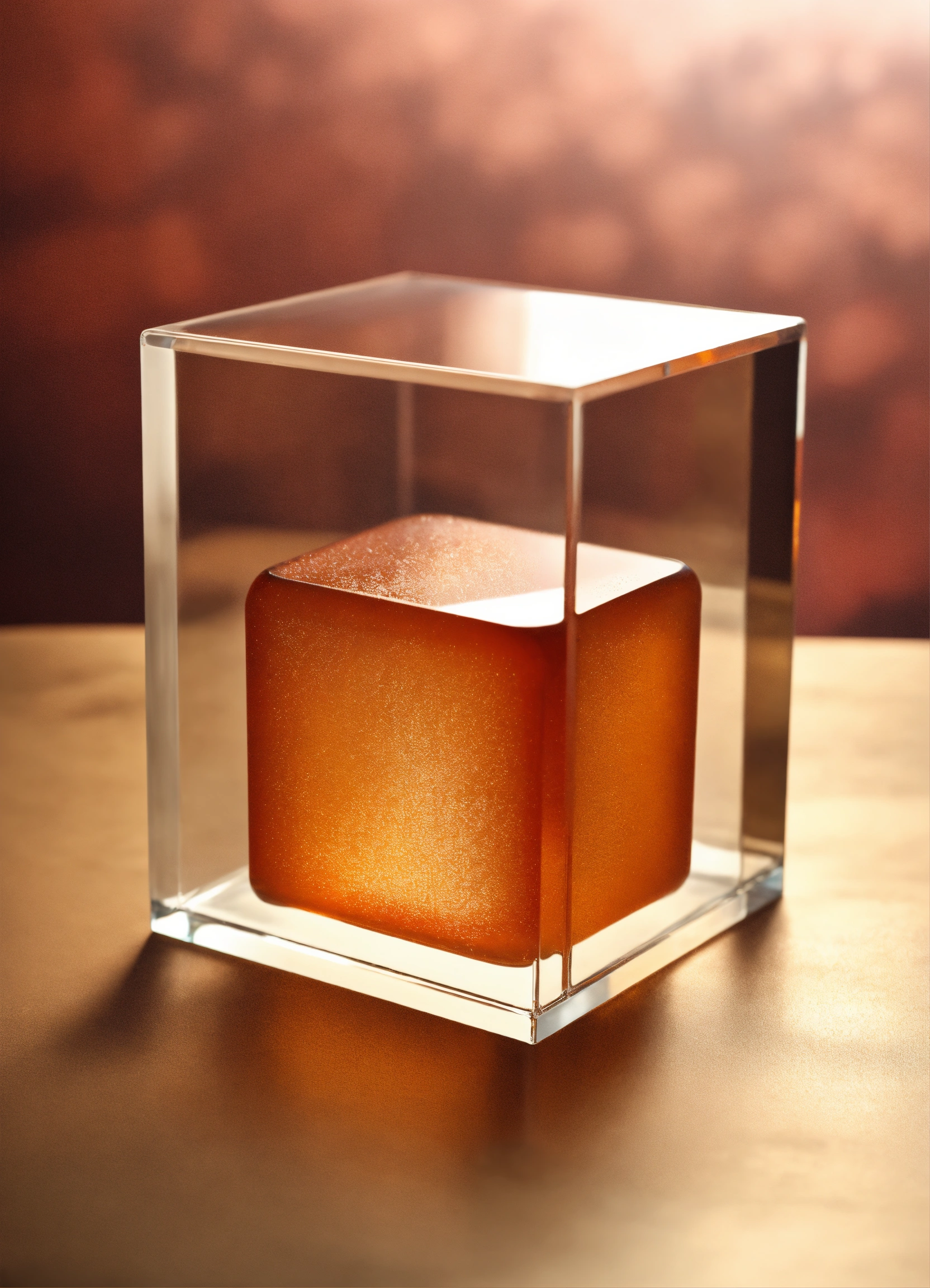 Lexica - Cube, 4k, Object inside, frosted glass, studio photography ...